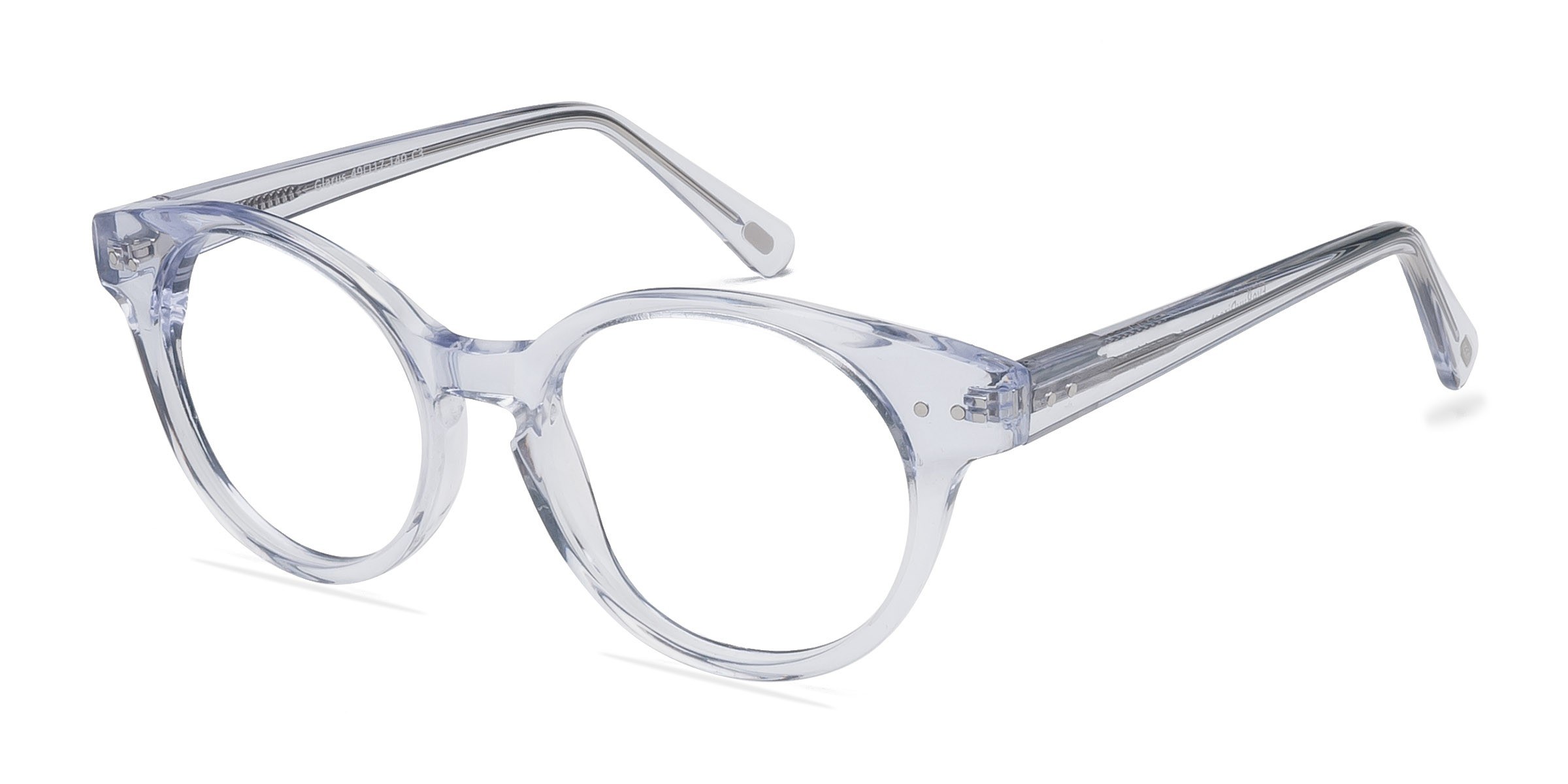 Glarus Round Clear Full Rim Eyeglasses | Eyebuydirect
