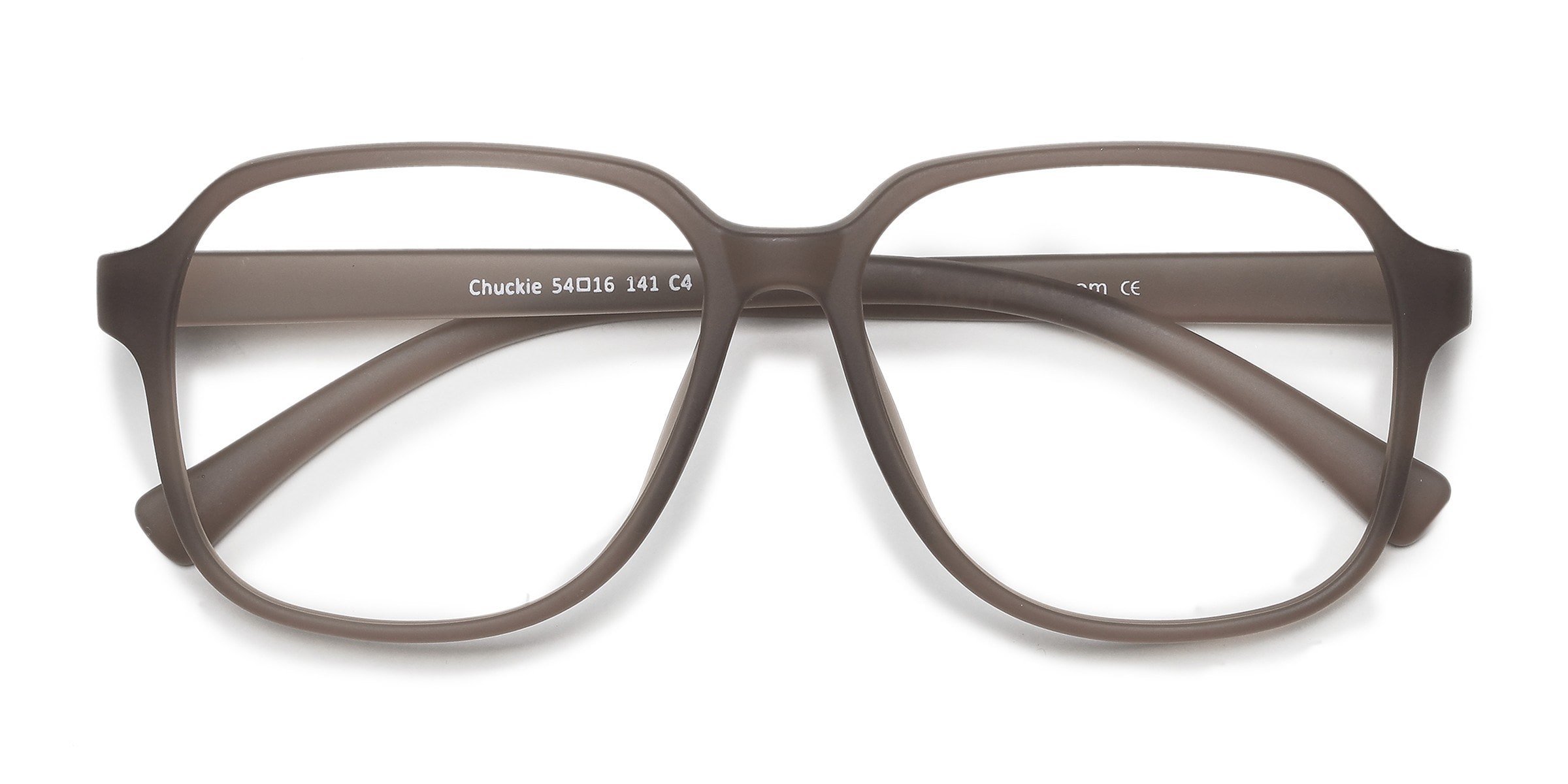 Chuckie Square Matte Brown Full Rim Eyeglasses | Eyebuydirect Canada