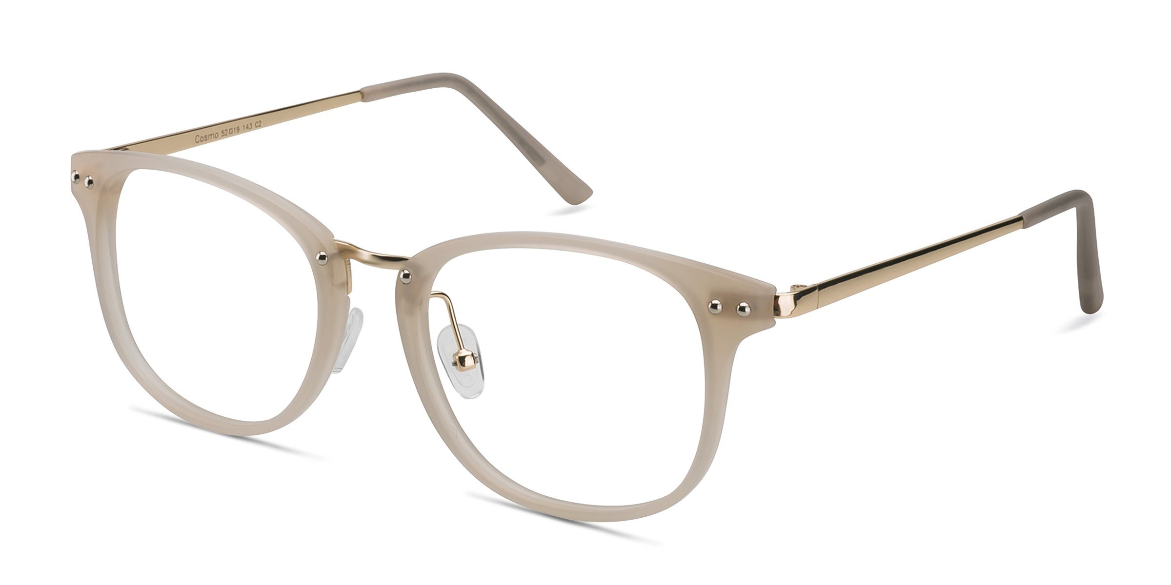 Cosmo Matte Beige Glasses for Women | Eyebuydirect Canada