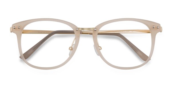 Cosmo Matte Beige Glasses for Women | Eyebuydirect
