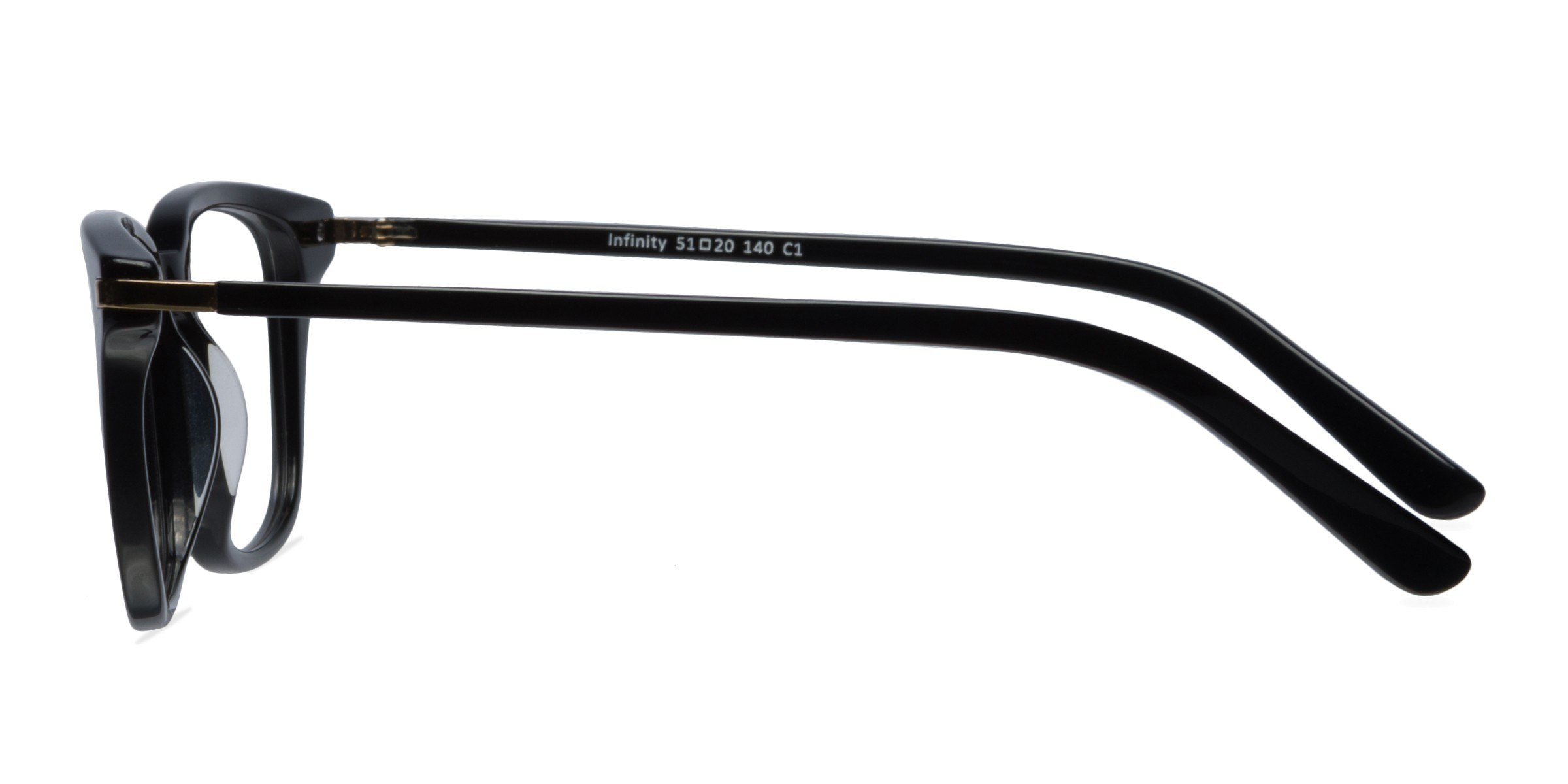 Infinity Square Black Full Rim Eyeglasses | Eyebuydirect