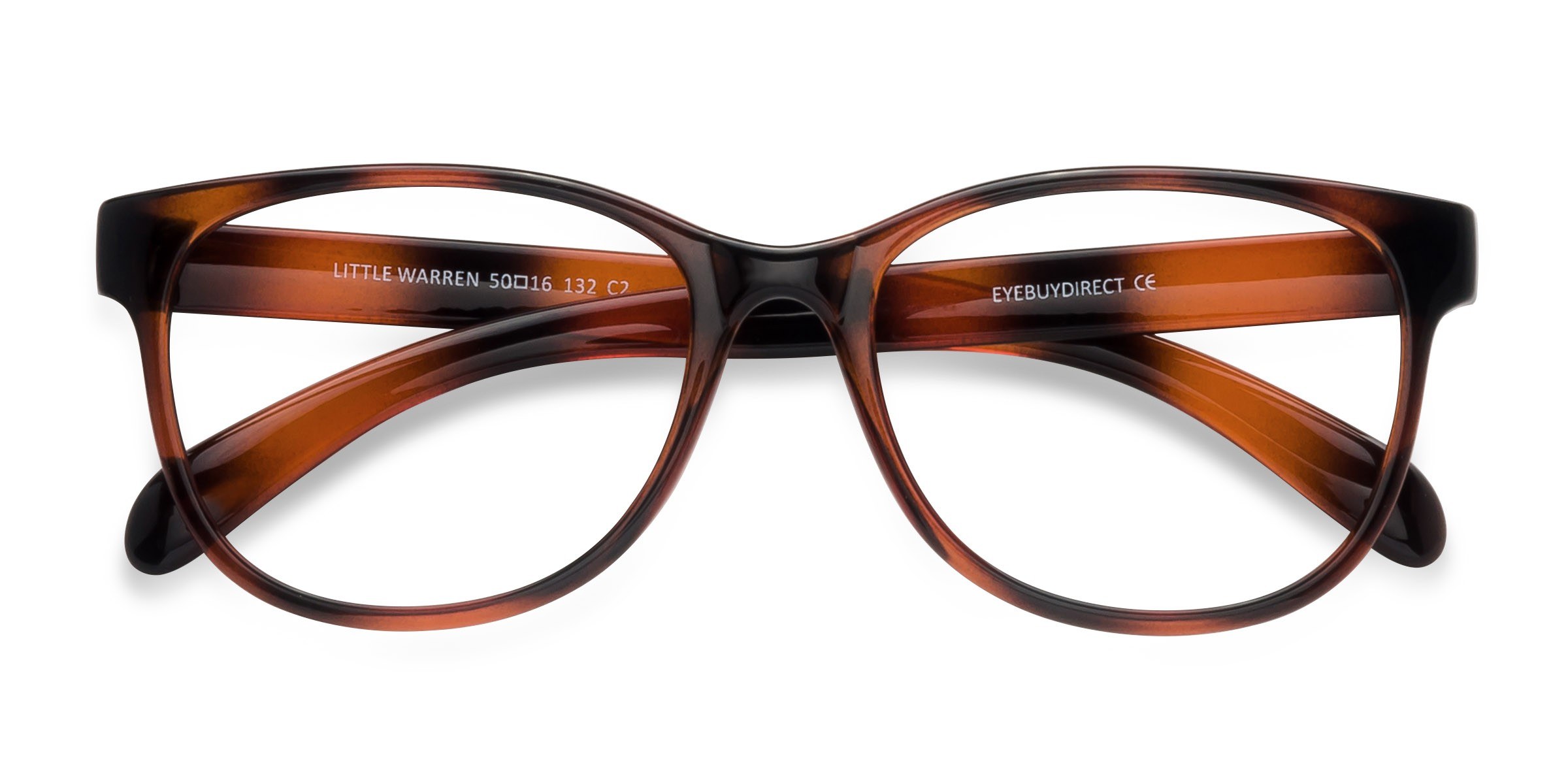 Little Warren Square Tortoise Full Rim Eyeglasses | Eyebuydirect Canada