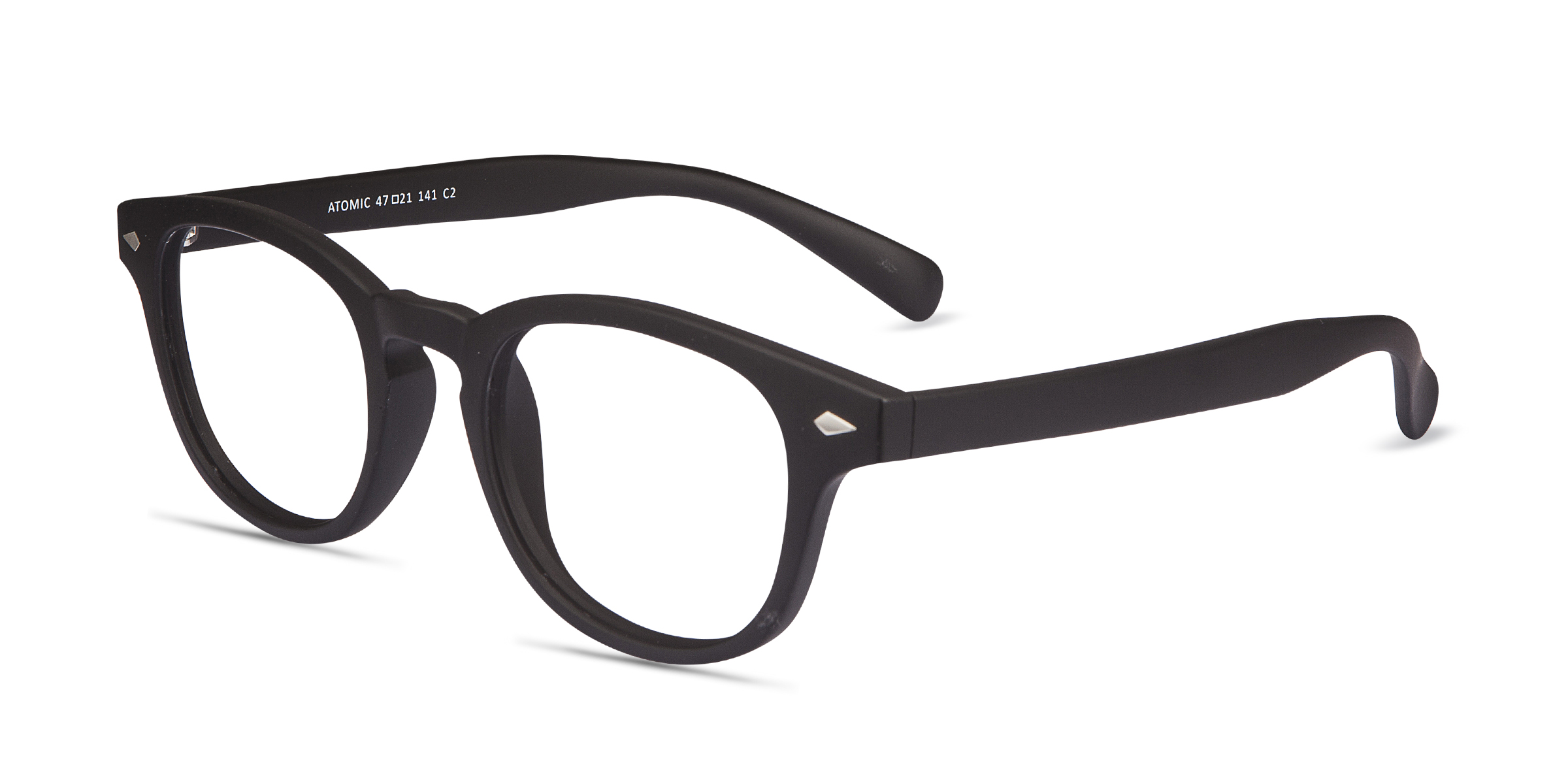 Atomic Matte Black Full Rim Eyeglasses | Eyebuydirect