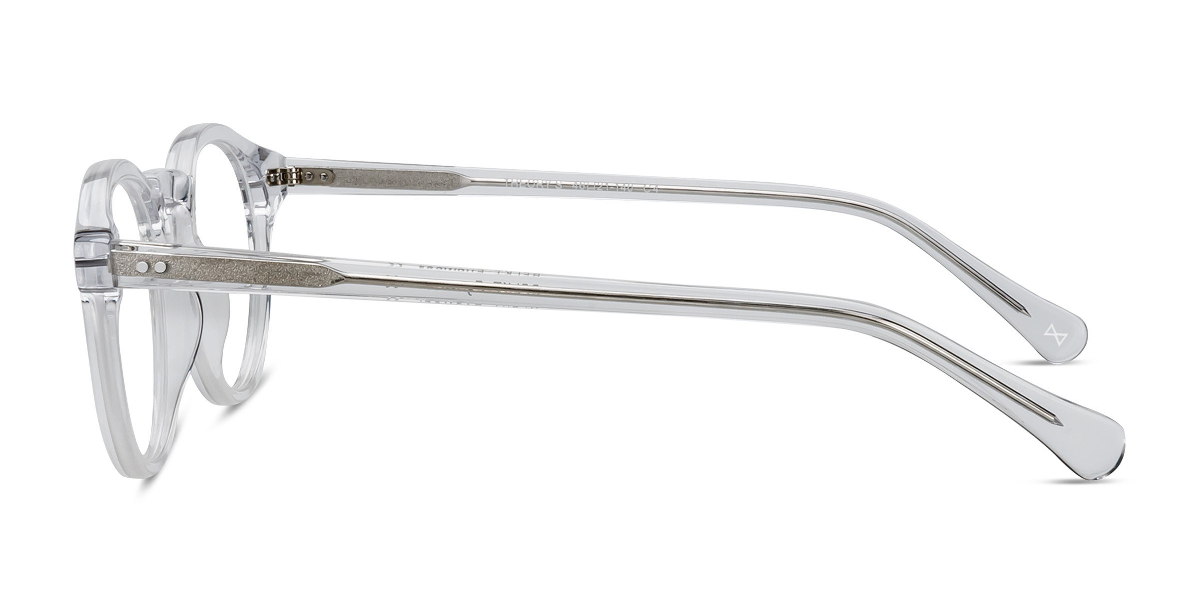 Theory Round Clear Full Rim Eyeglasses | Eyebuydirect