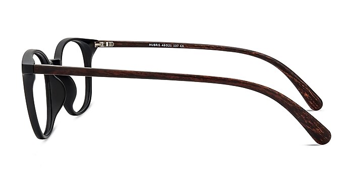 Hubris Round Matte Black Full Rim Eyeglasses Eyebuydirect