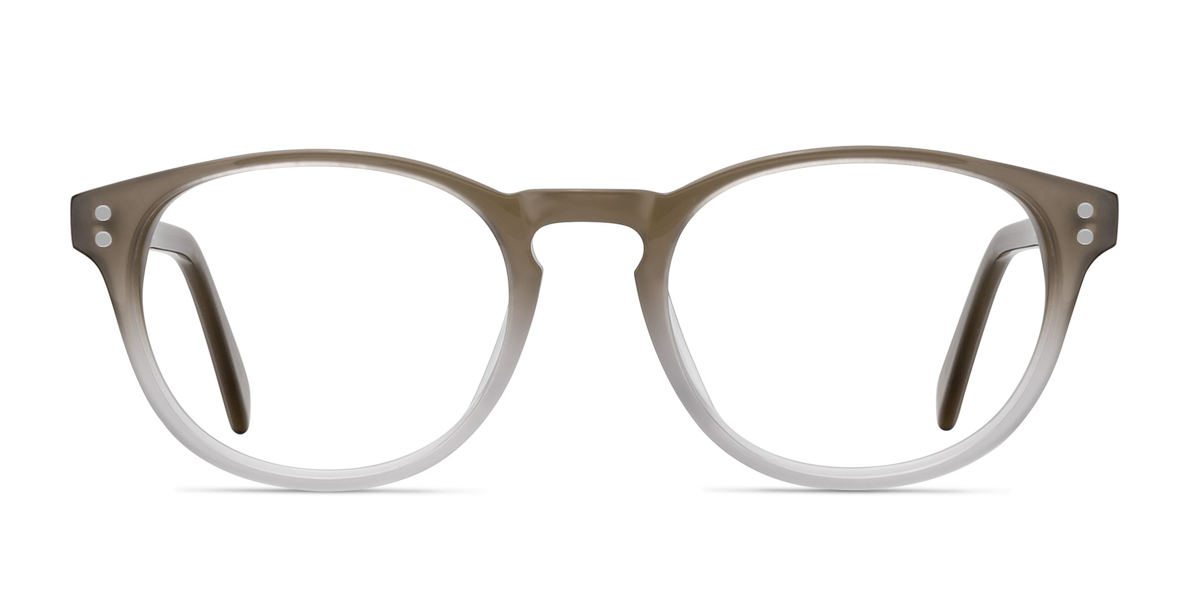 Split Round Brown Full Rim Eyeglasses | Eyebuydirect