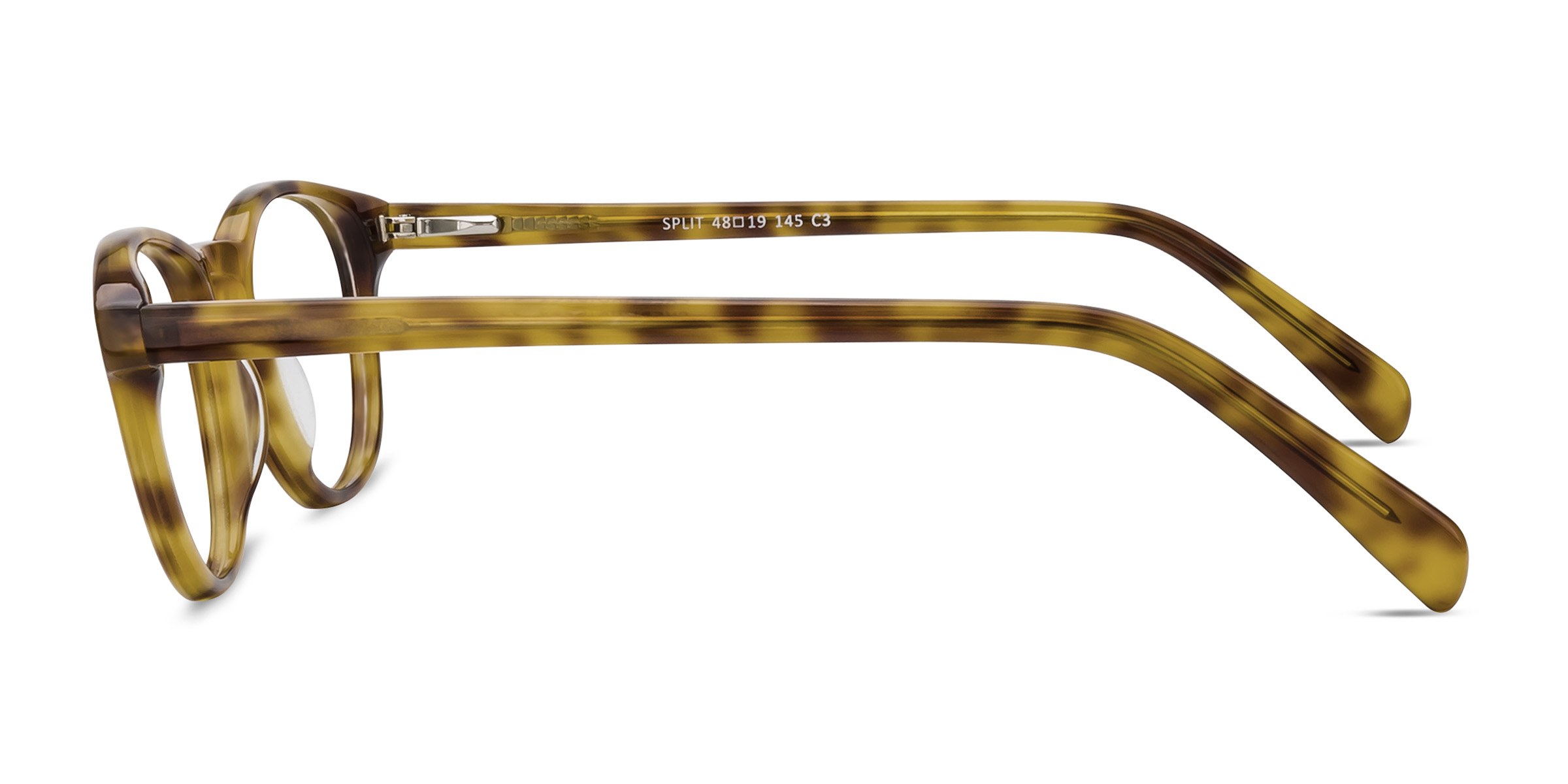 Split Round Tortoise Full Rim Eyeglasses | Eyebuydirect