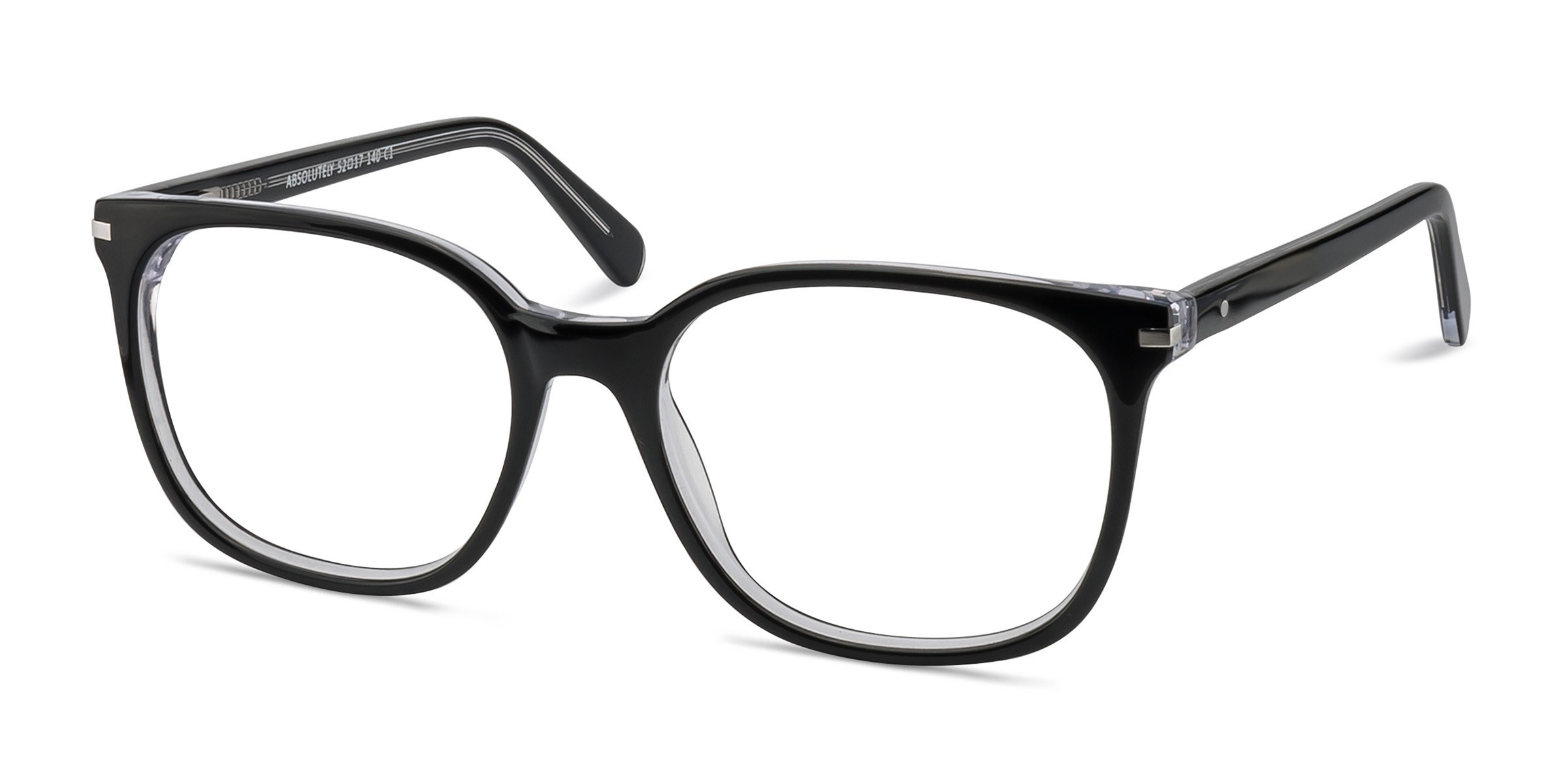 Absolutely Square Black Full Rim Eyeglasses | Eyebuydirect Canada