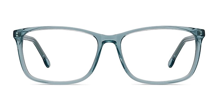 Constellation Rectangle Clear Blue Full Rim Eyeglasses Eyebuydirect Canada