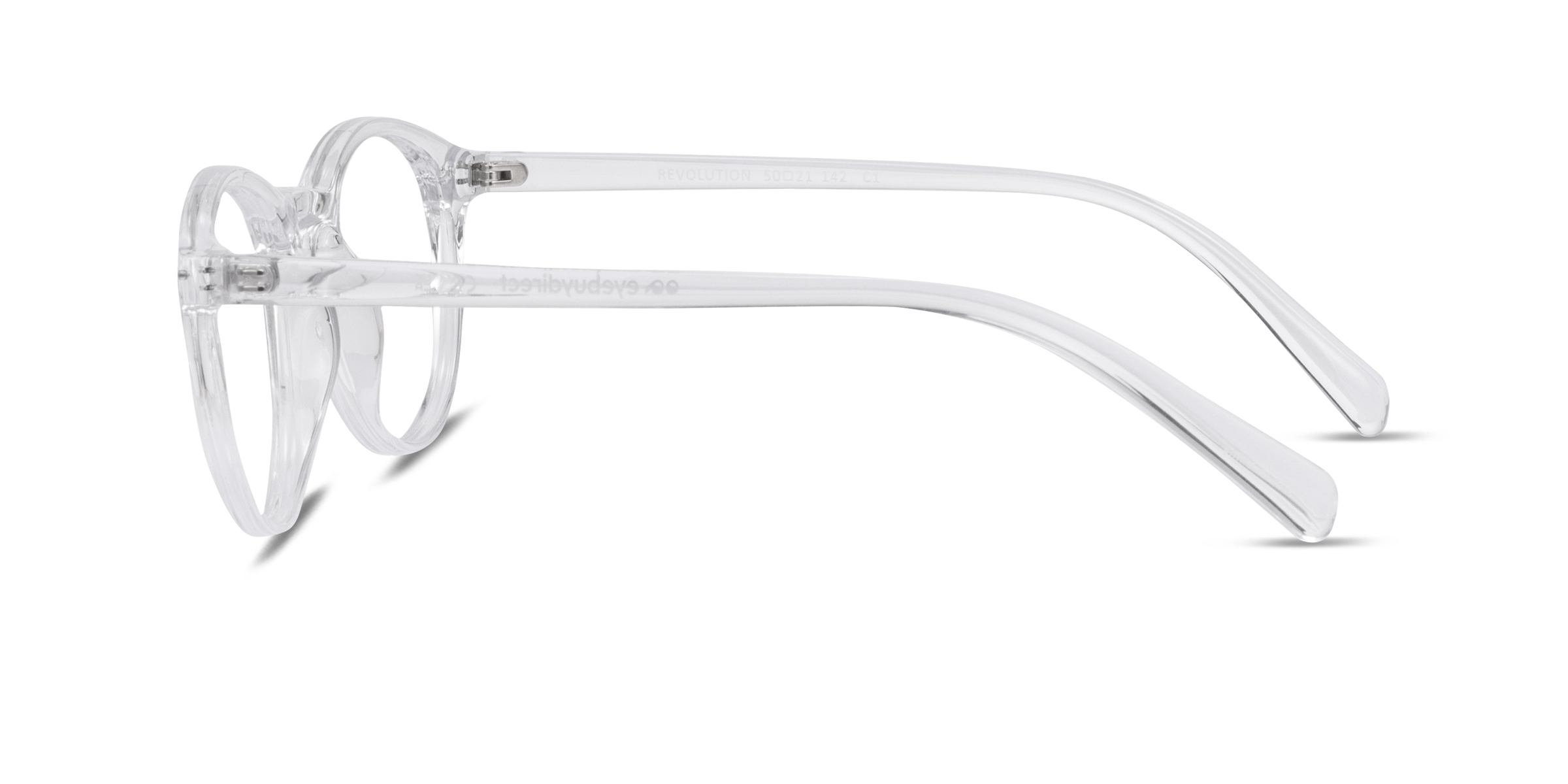 Revolution Round Clear Full Rim Eyeglasses | Eyebuydirect