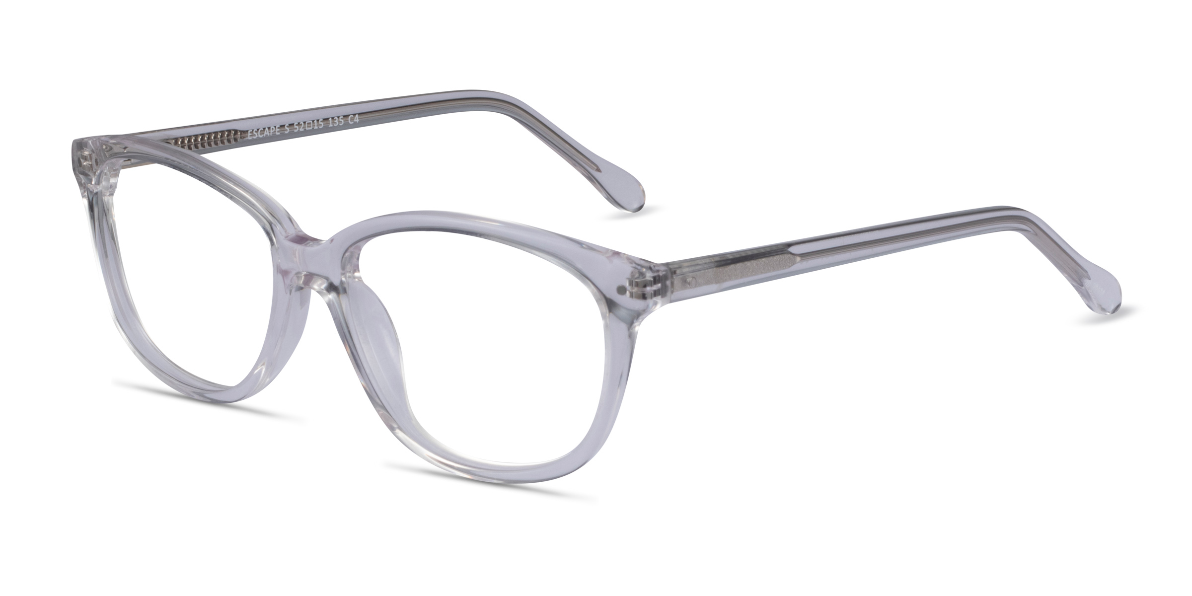 Escape Rectangle Clear Full Rim Eyeglasses | Eyebuydirect