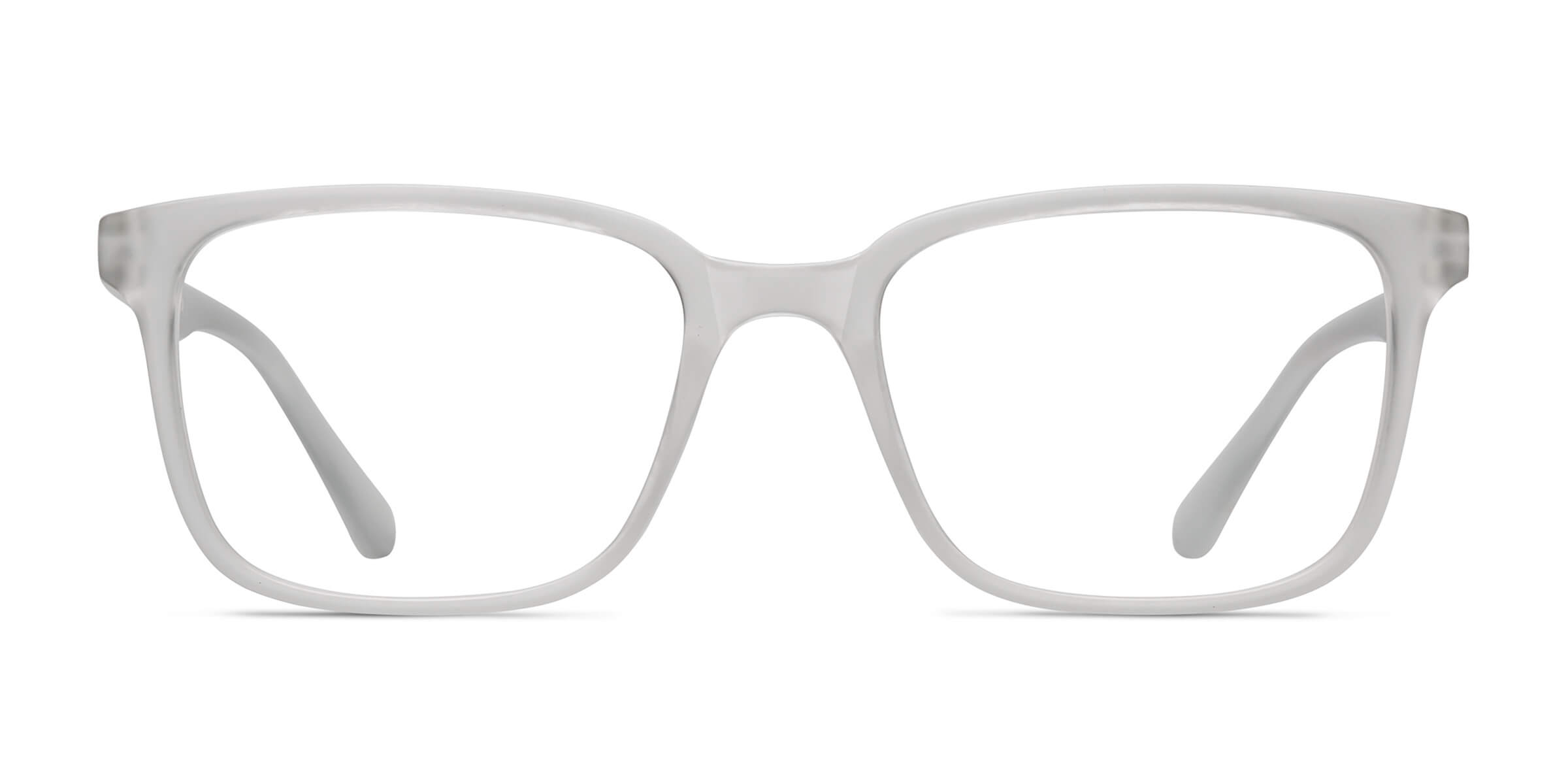 November Rectangle Matte Clear Full Rim Eyeglasses | Eyebuydirect