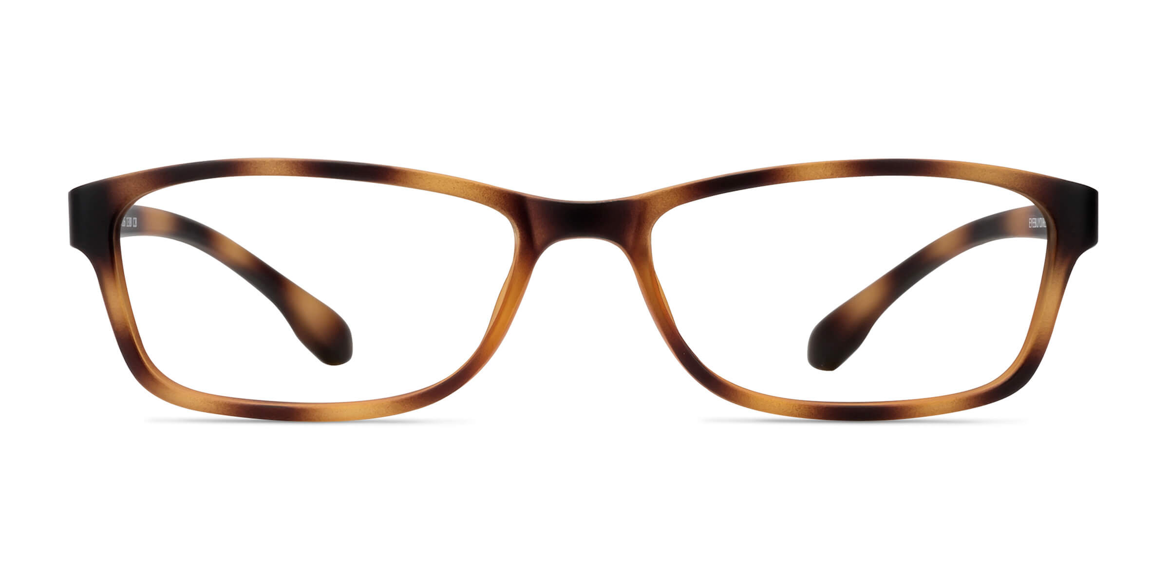 Versus Rectangle Matte Tortoise Full Rim Eyeglasses Eyebuydirect