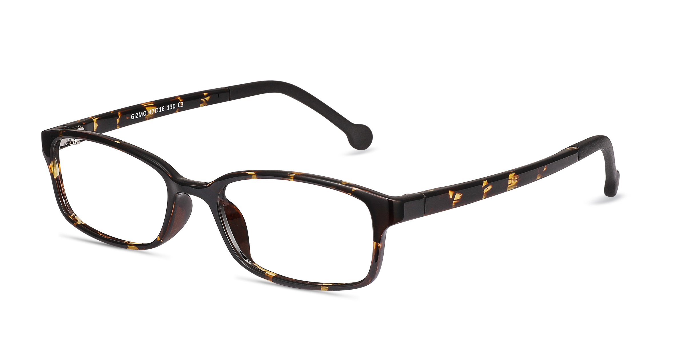 Gizmo Rectangle Tortoise Full Rim Eyeglasses | Eyebuydirect