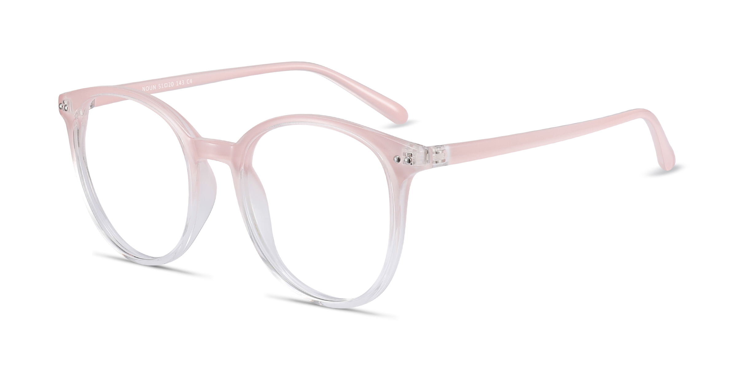 Noun Round Pink Glasses for Women | Eyebuydirect