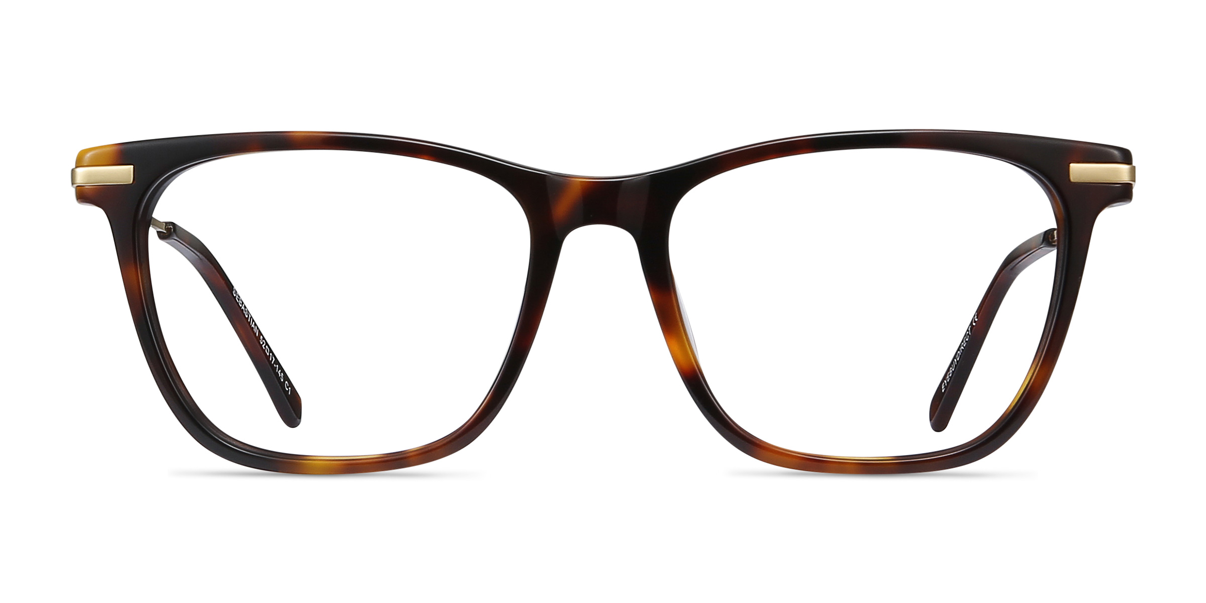 Sebastian Square Tortoise Full Rim Eyeglasses | Eyebuydirect