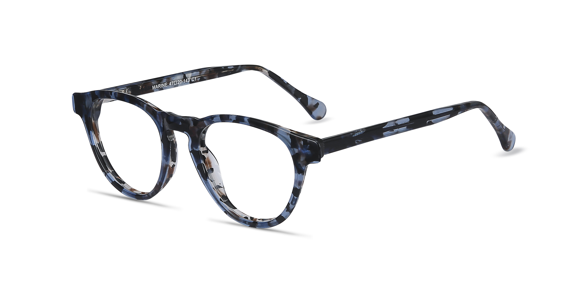 Marine - Blue-Tortoise Frames with Depth | Eyebuydirect