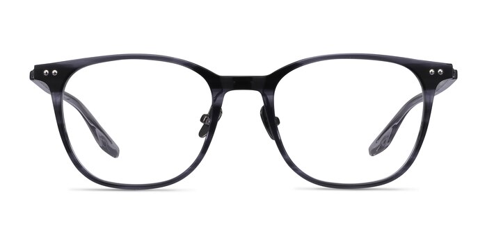 Follow Square Striped Full Rim Eyeglasses | Eyebuydirect Canada