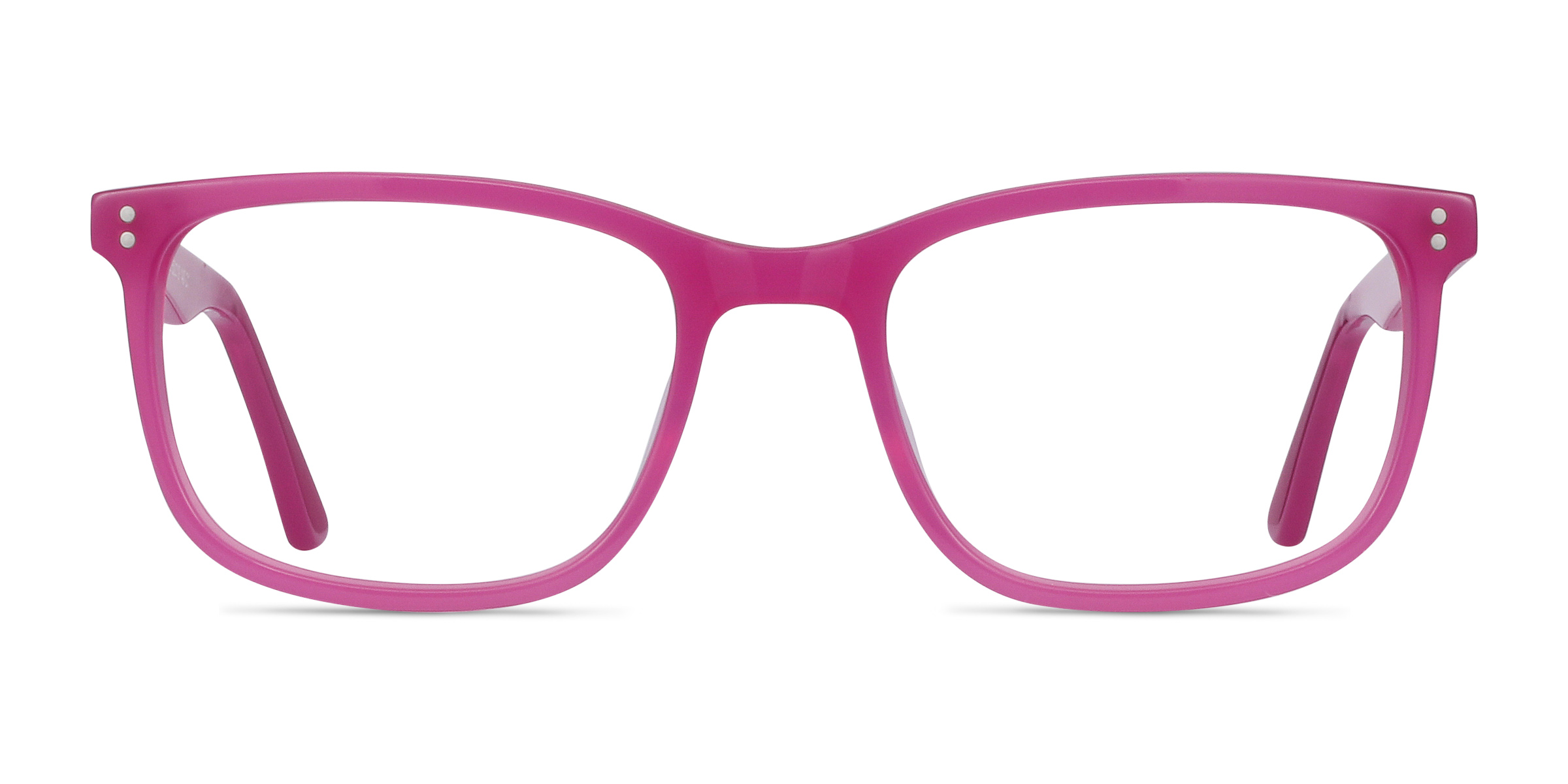 Lugano Rectangle Fuchsia Pink Glasses for Women | Eyebuydirect Canada