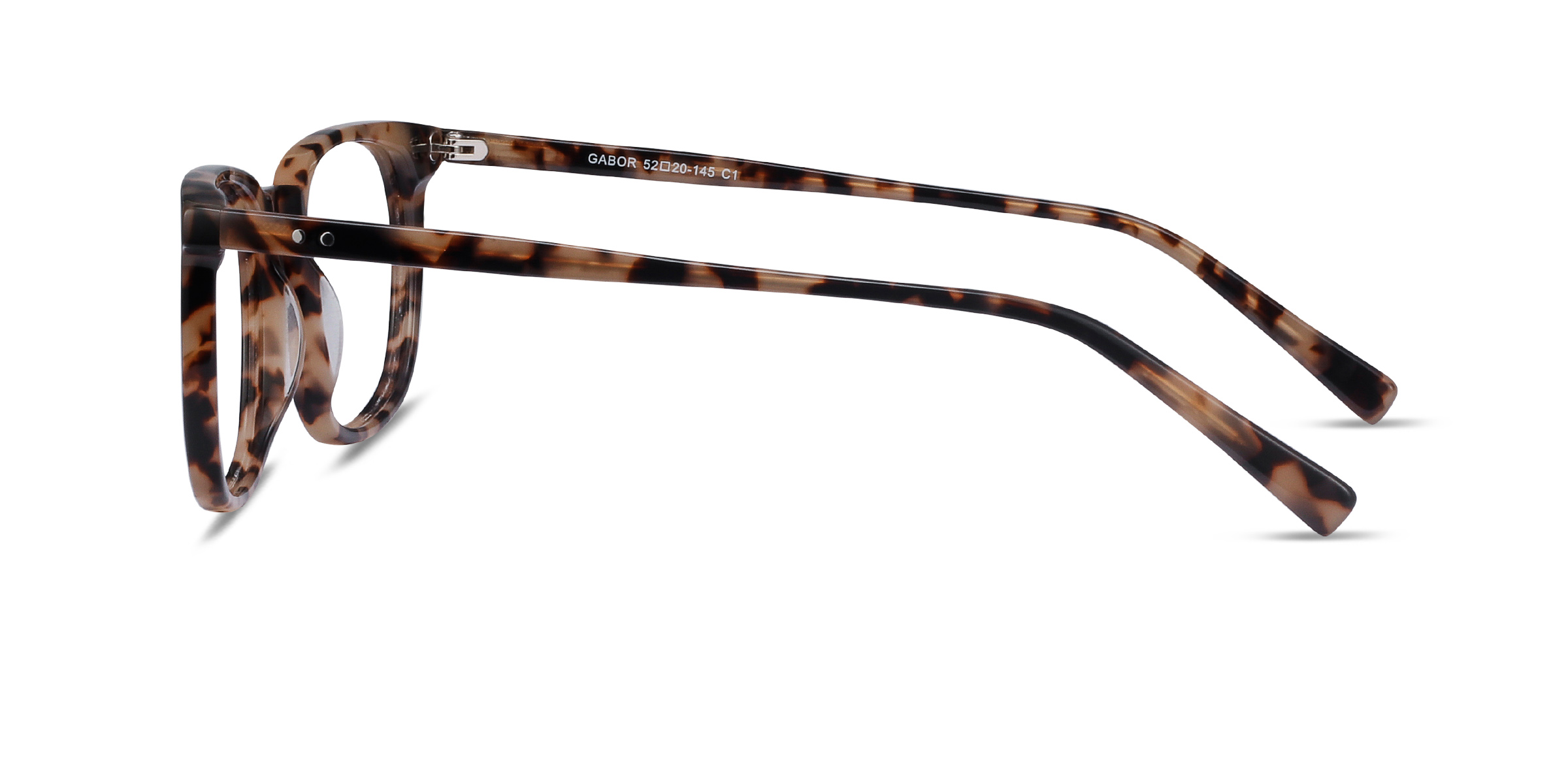 Gabor Rectangle Tortoise Full Rim Eyeglasses | Eyebuydirect