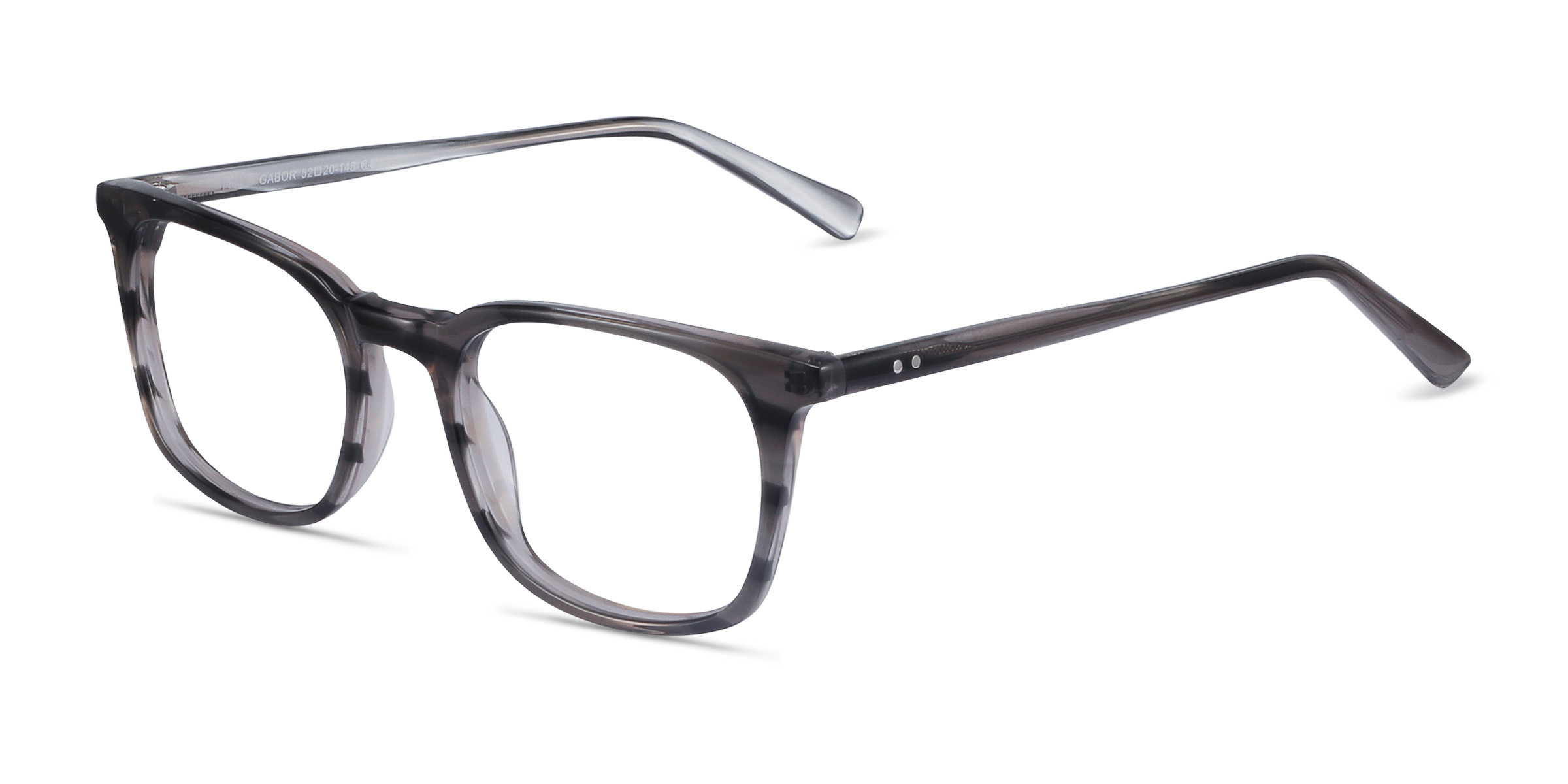 Gabor - Refined Gray-Striped Eyeglasses | Eyebuydirect