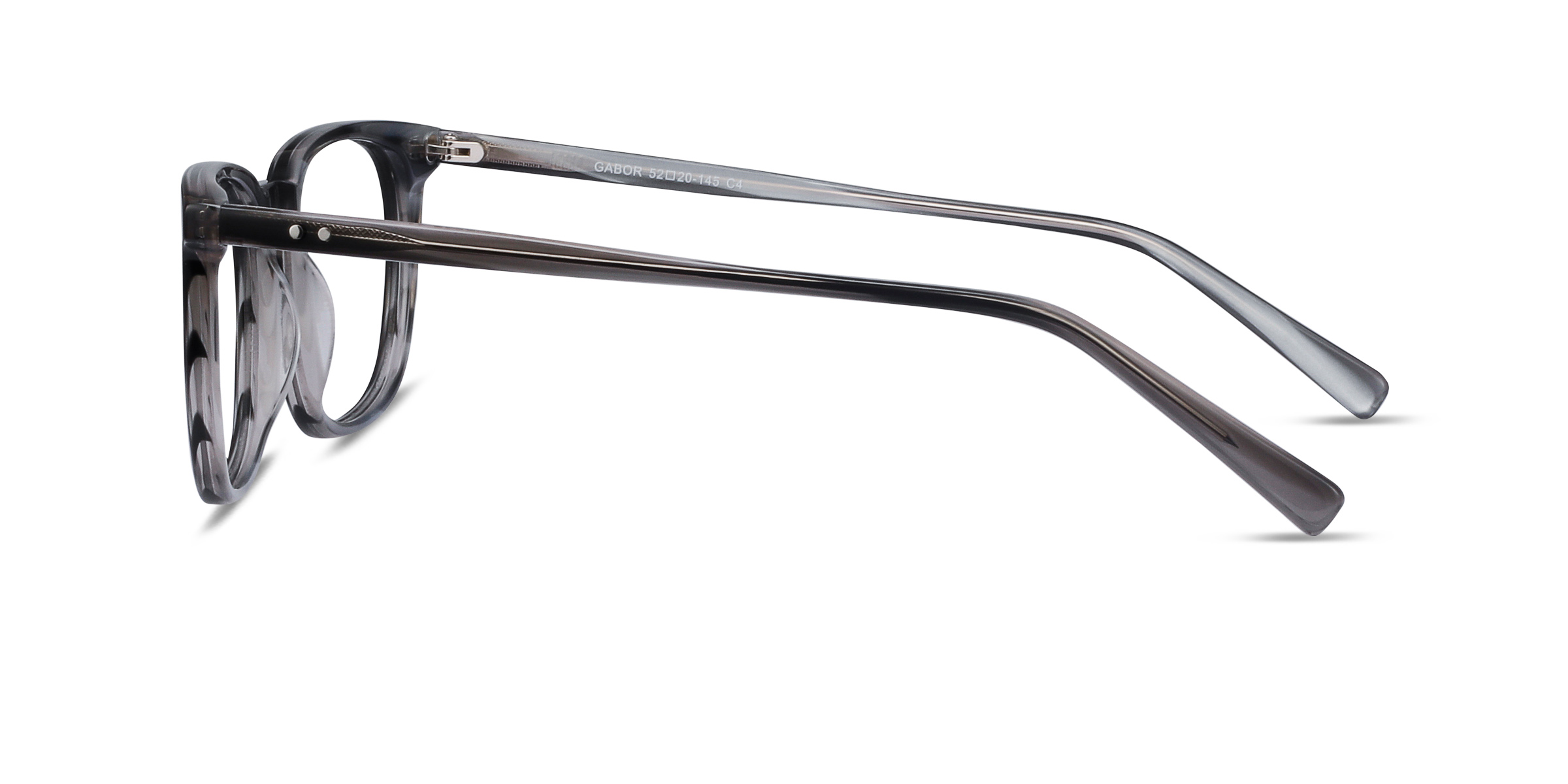 Gabor - Refined Gray-Striped Eyeglasses | Eyebuydirect