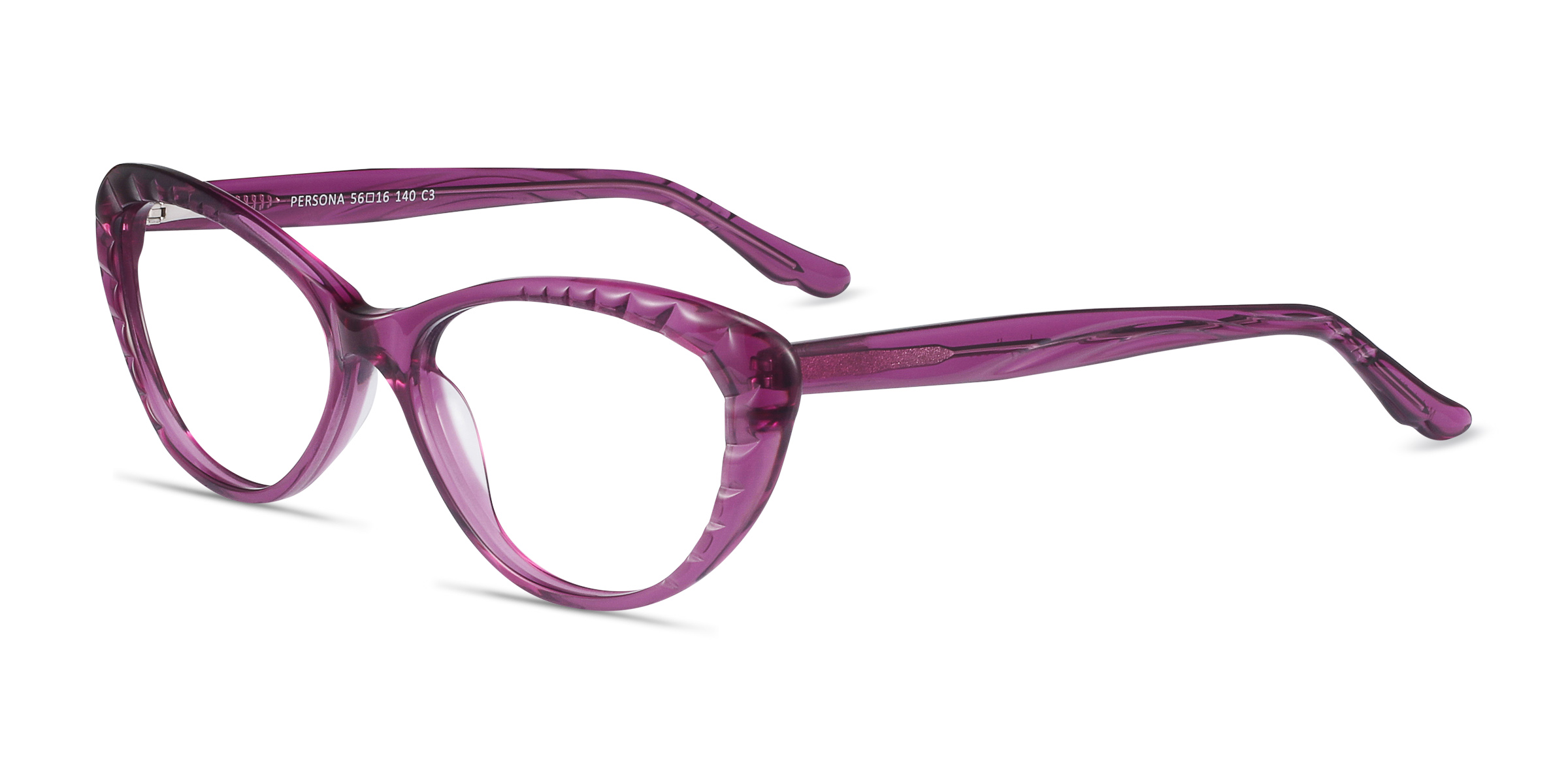 Persona Cat Eye Cassis Glasses for Women | Eyebuydirect