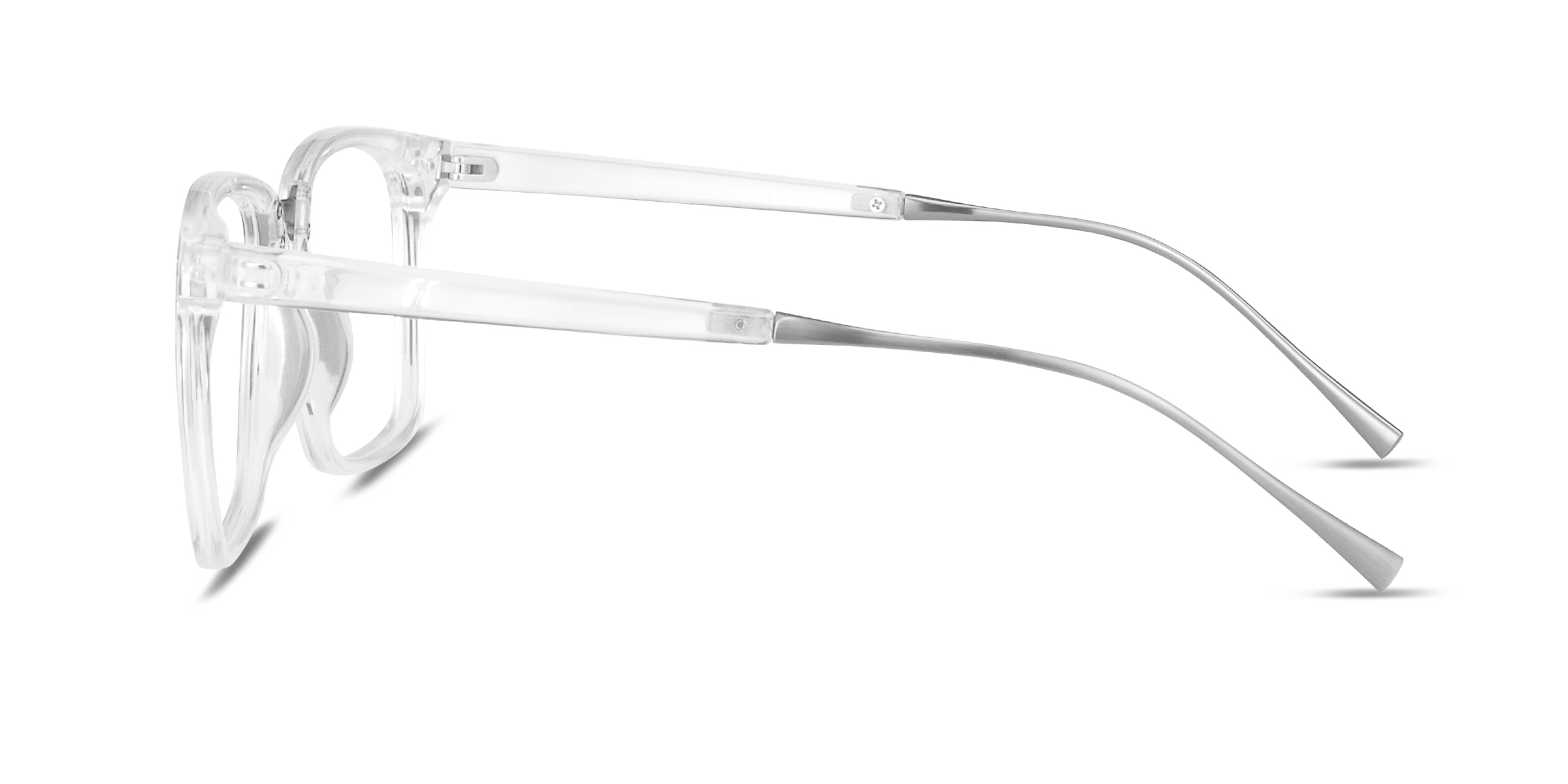Forte Square Clear Glasses for Men | Eyebuydirect