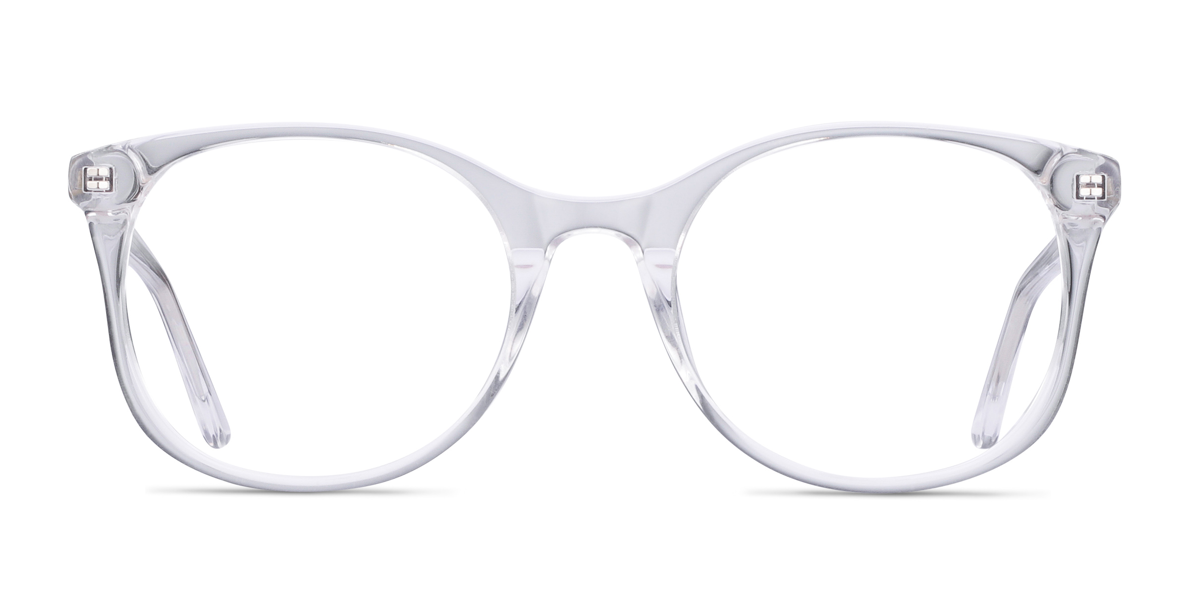 Greta Round Clear Glasses for Women | Eyebuydirect Canada