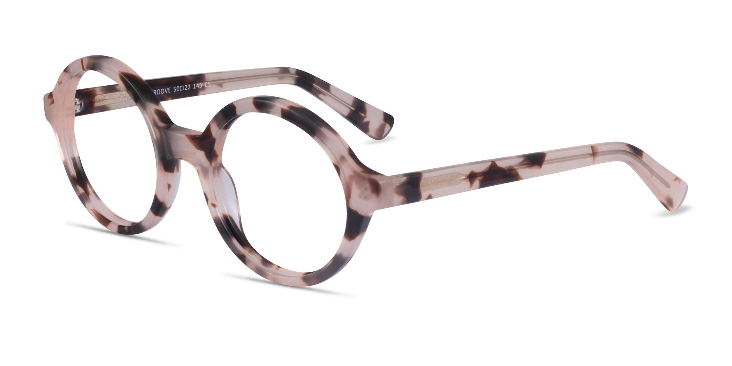 Groove Round Ivory Tortoise Glasses For Women Eyebuydirect Canada