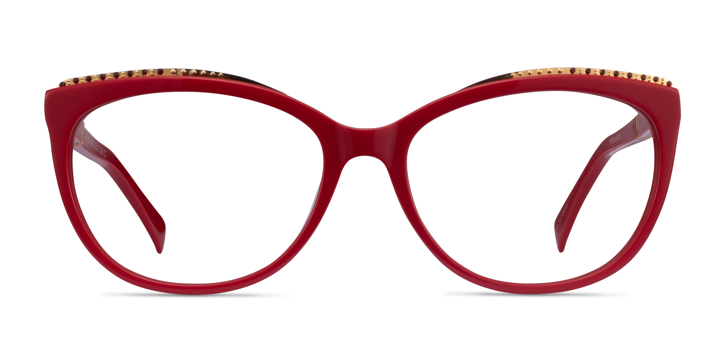 Brilliance - Cat Eye Rouge Monture Lunettes de vue Pour Femmes ...