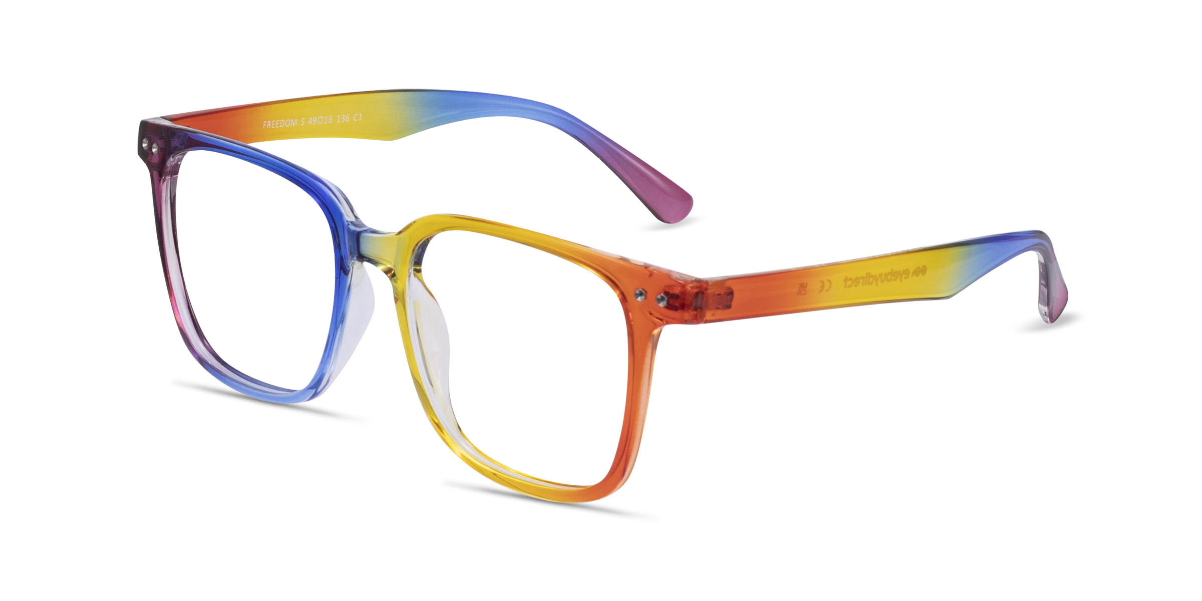 Freedom Square Rainbow Full Rim Eyeglasses | Eyebuydirect