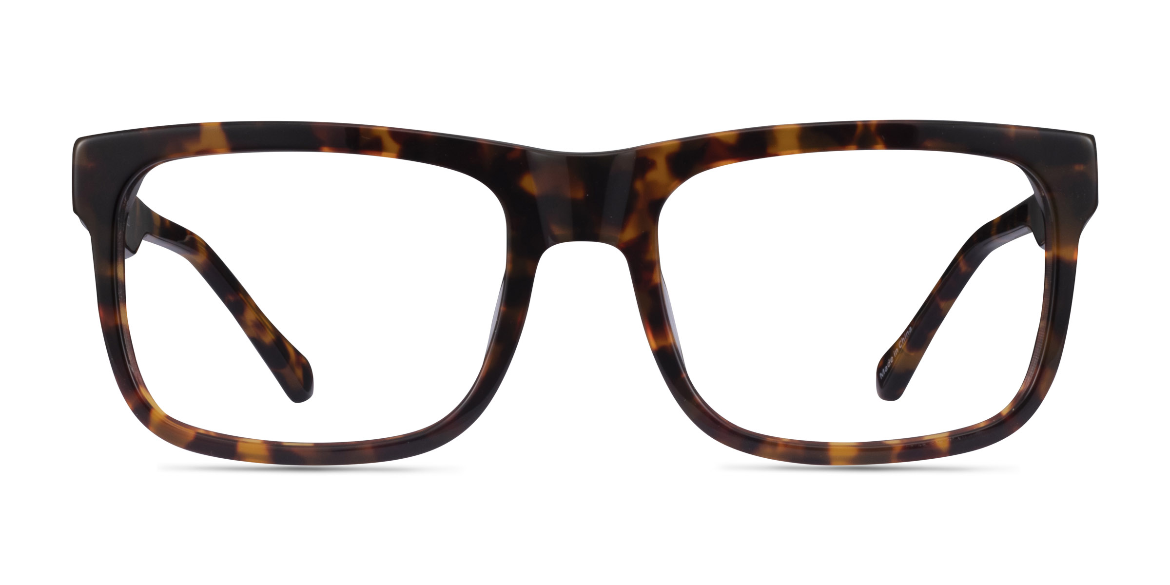 Ylem Rectangle Tortoise Glasses for Men | Eyebuydirect