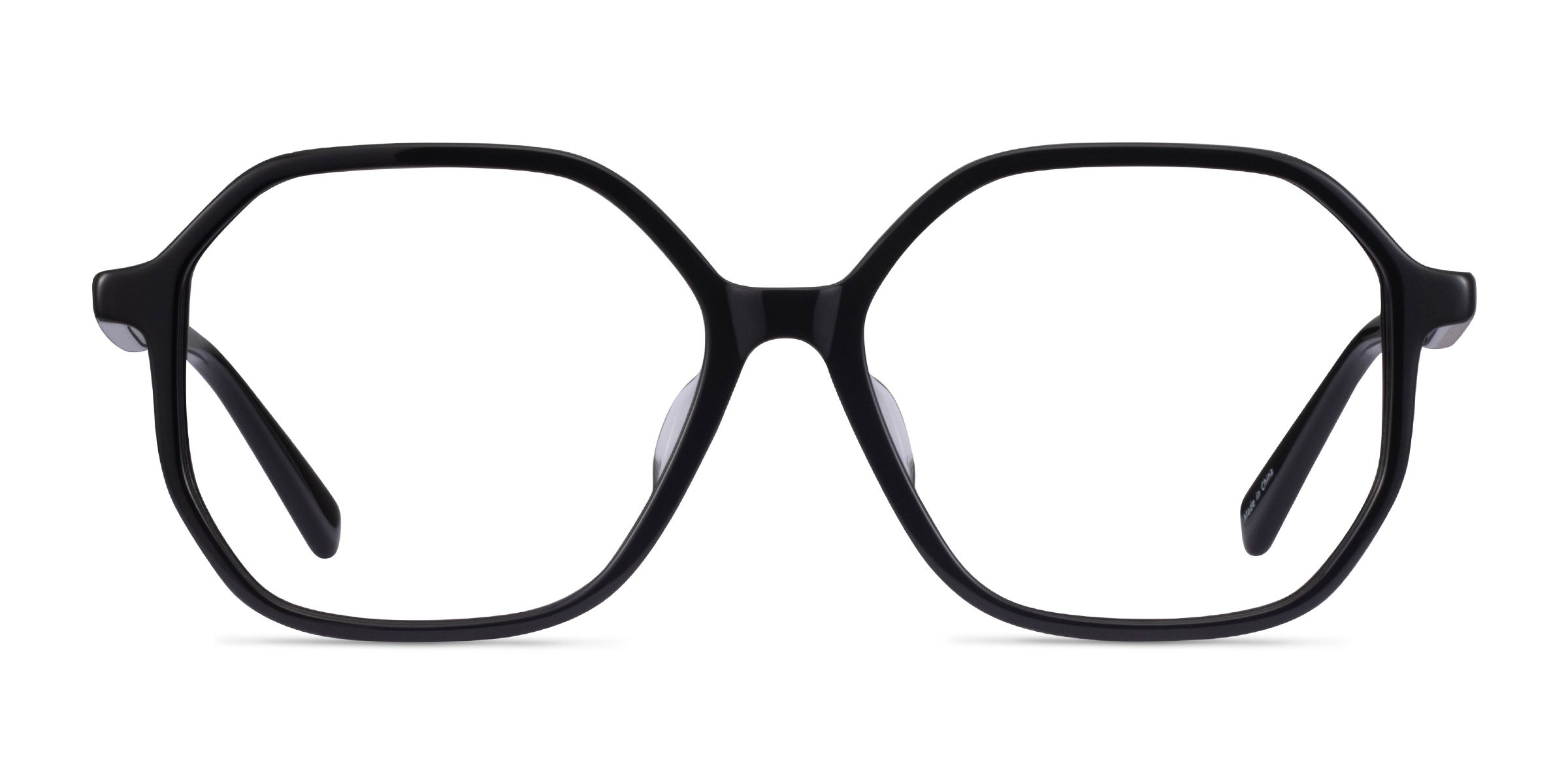 Crepuscule Geometric Black Full Rim Eyeglasses | Eyebuydirect