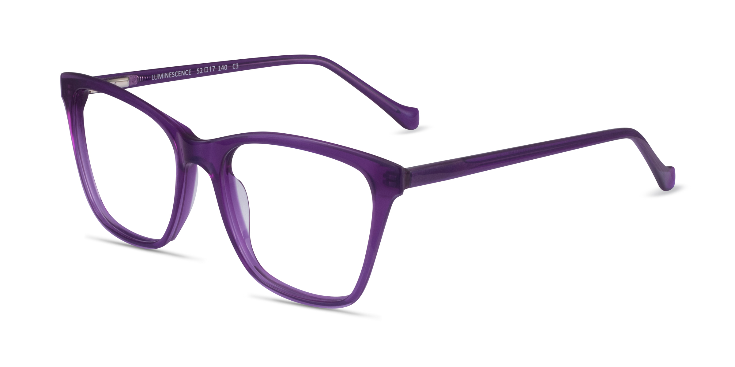 Luminescence Cat Eye Iridescent Purple Glasses For Women Eyebuydirect Canada
