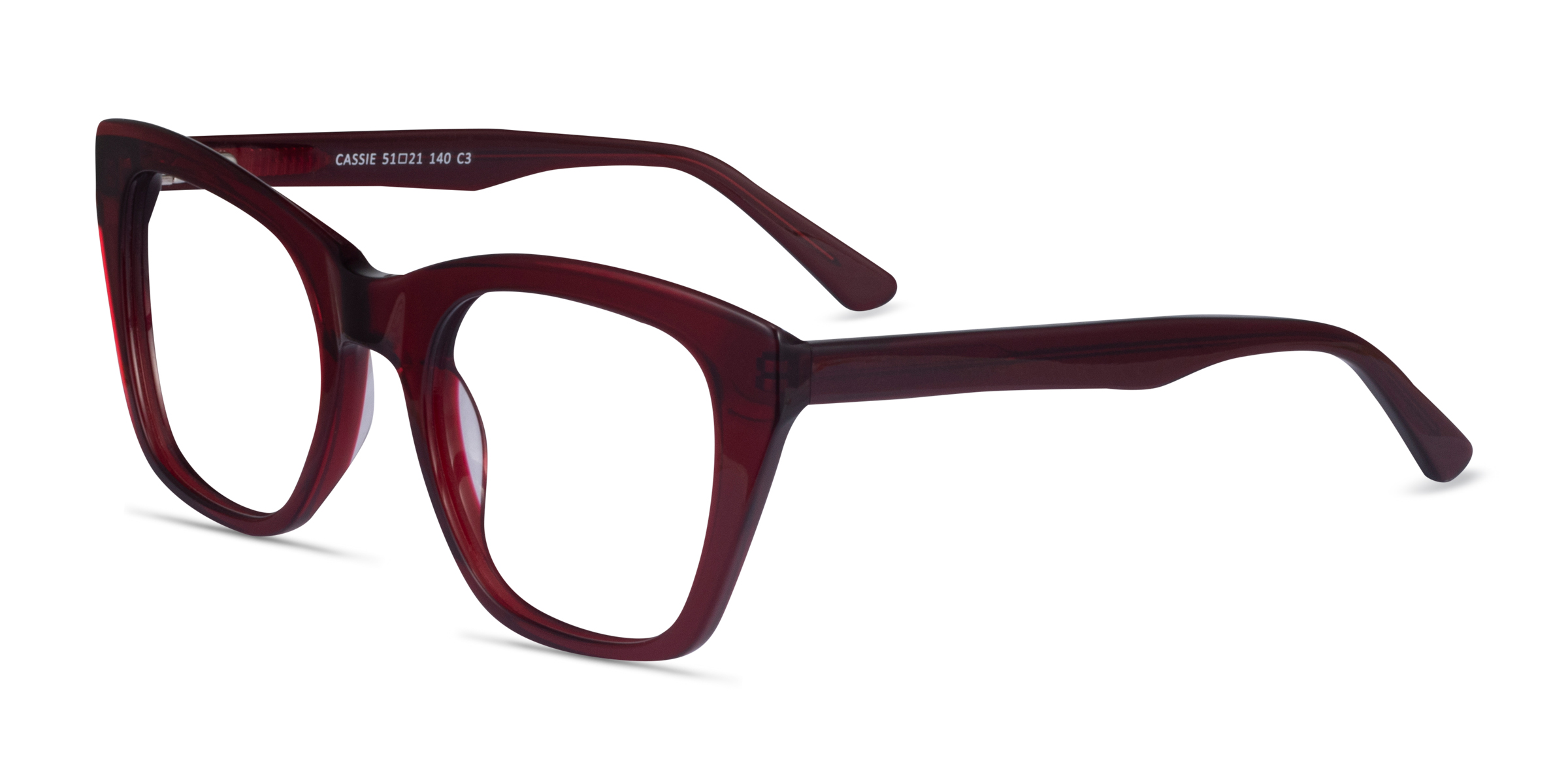 Lunettes de vue rouge - Montures Vives et Stylées | EyeBuyDirect