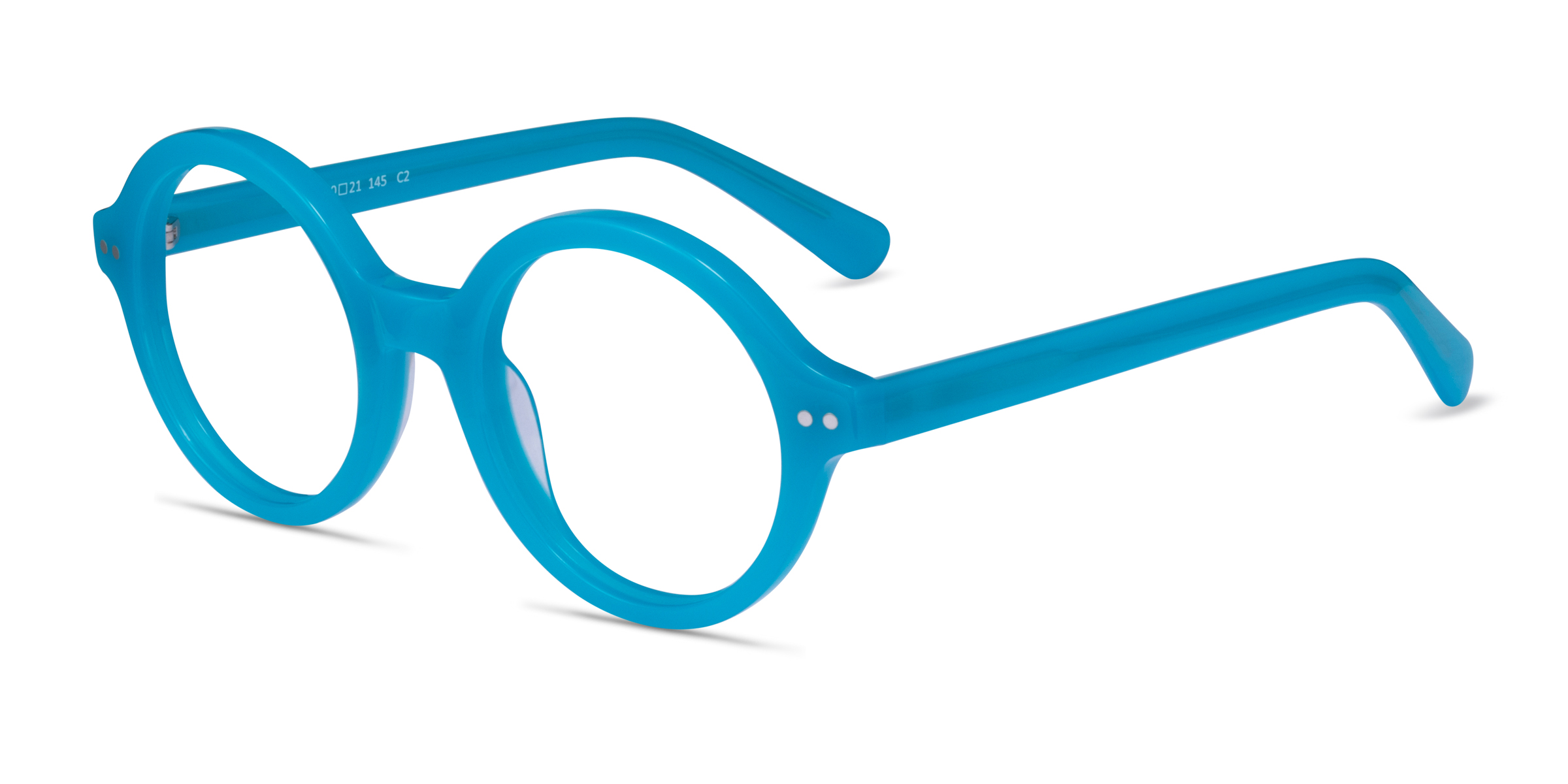 Disco Round Turquoise Glasses for Women | Eyebuydirect
