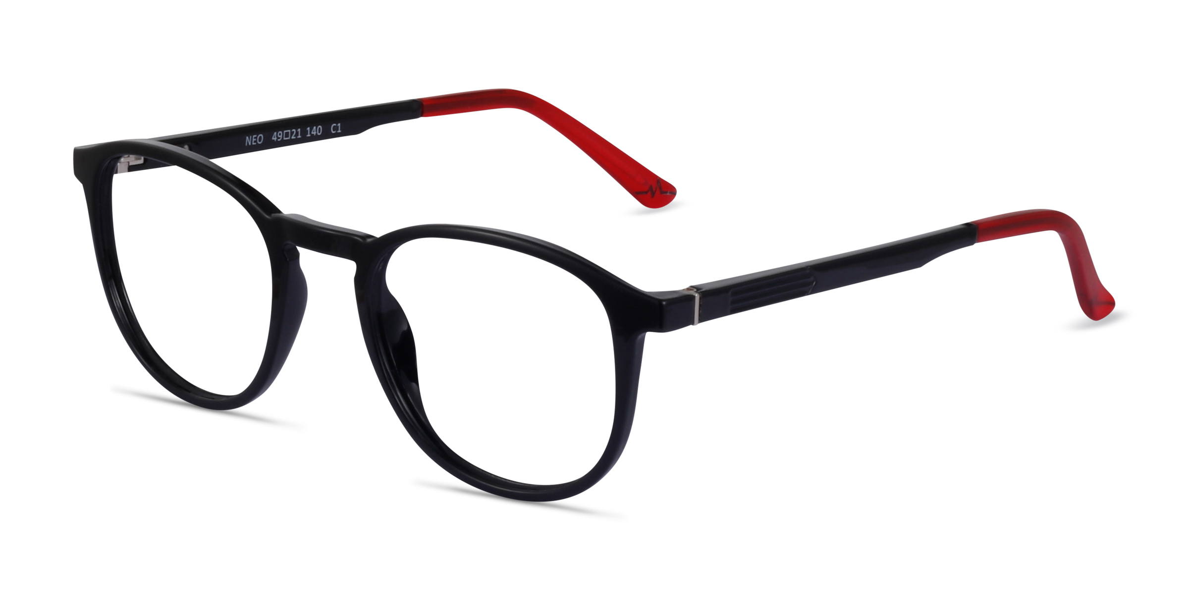Neo Round Black Full Rim Eyeglasses | Eyebuydirect Canada