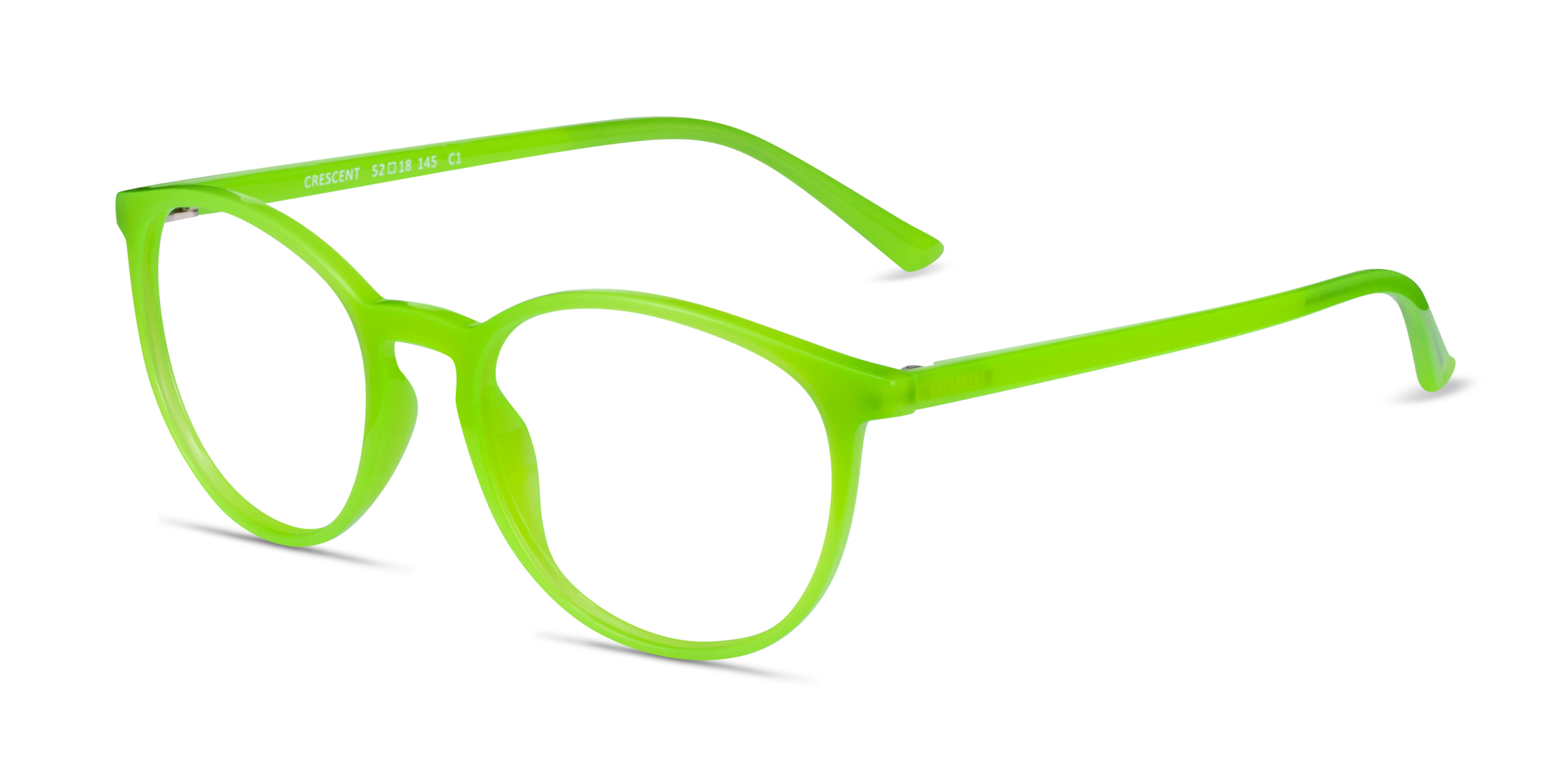 Crescent Oval Green Full Rim Eyeglasses | Eyebuydirect