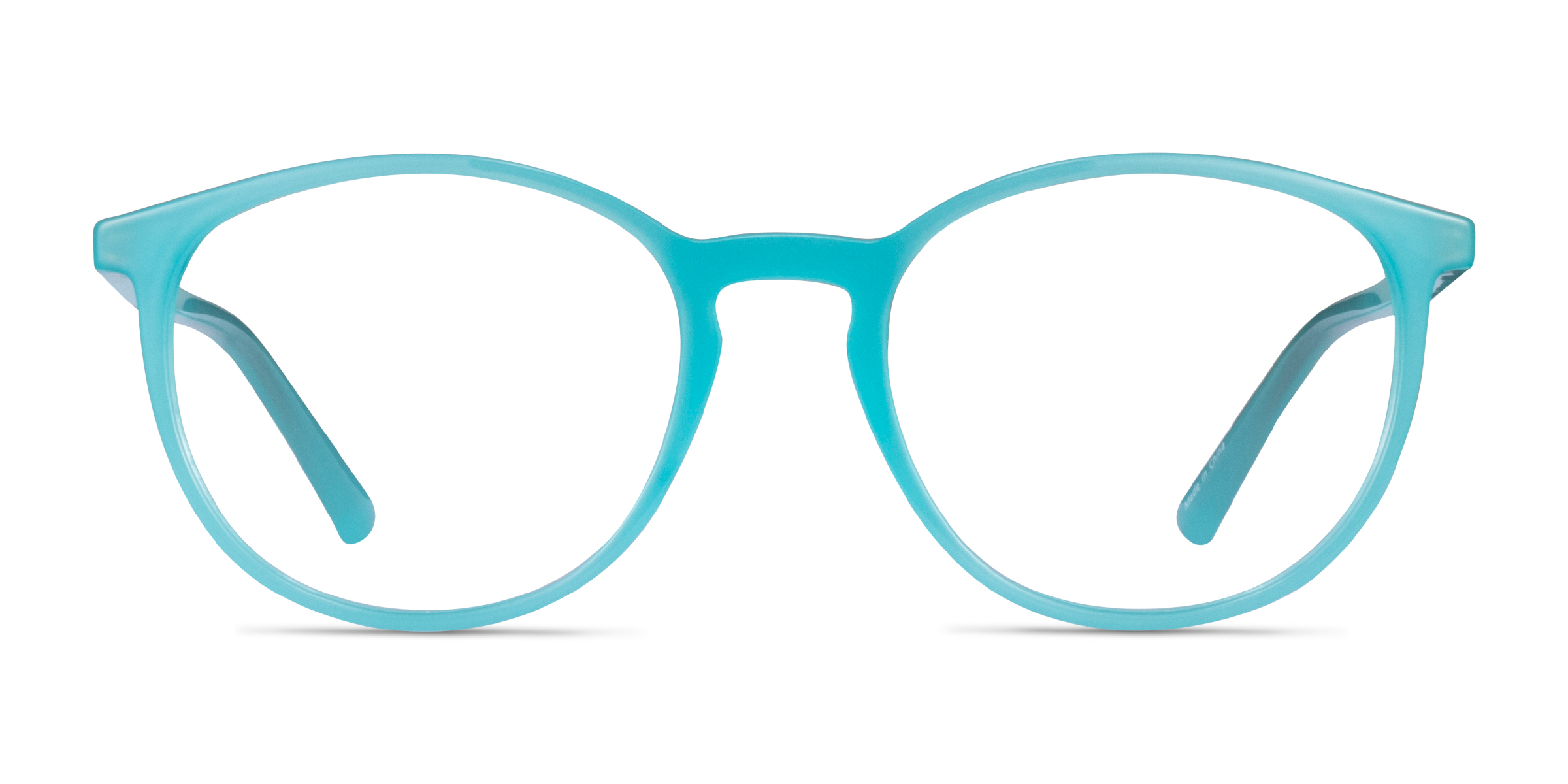 Crescent Oval Blue Full Rim Eyeglasses | Eyebuydirect