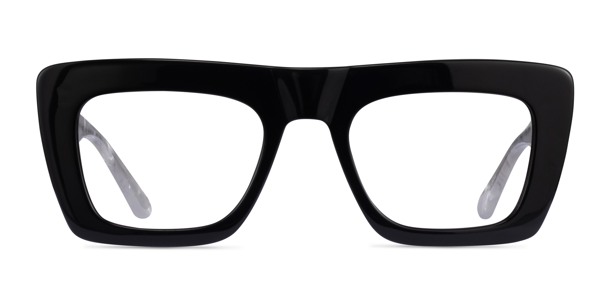 Planetary Square Black Gray Glasses for Women | Eyebuydirect