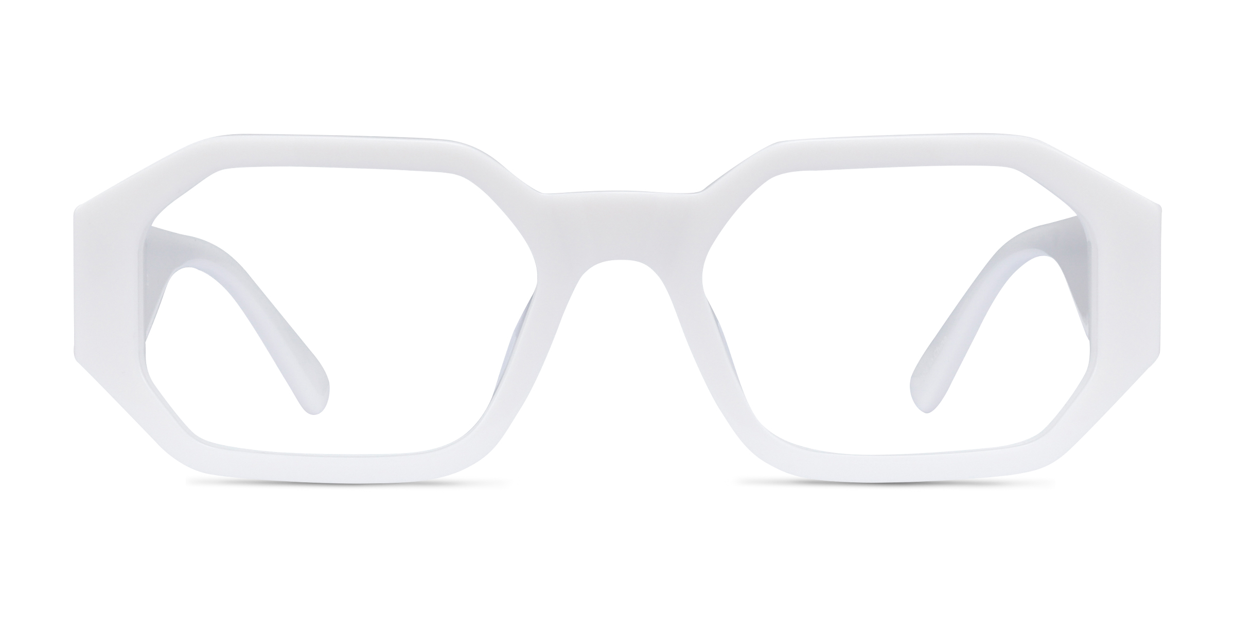 Indie Geometric White Glasses for Women | Eyebuydirect