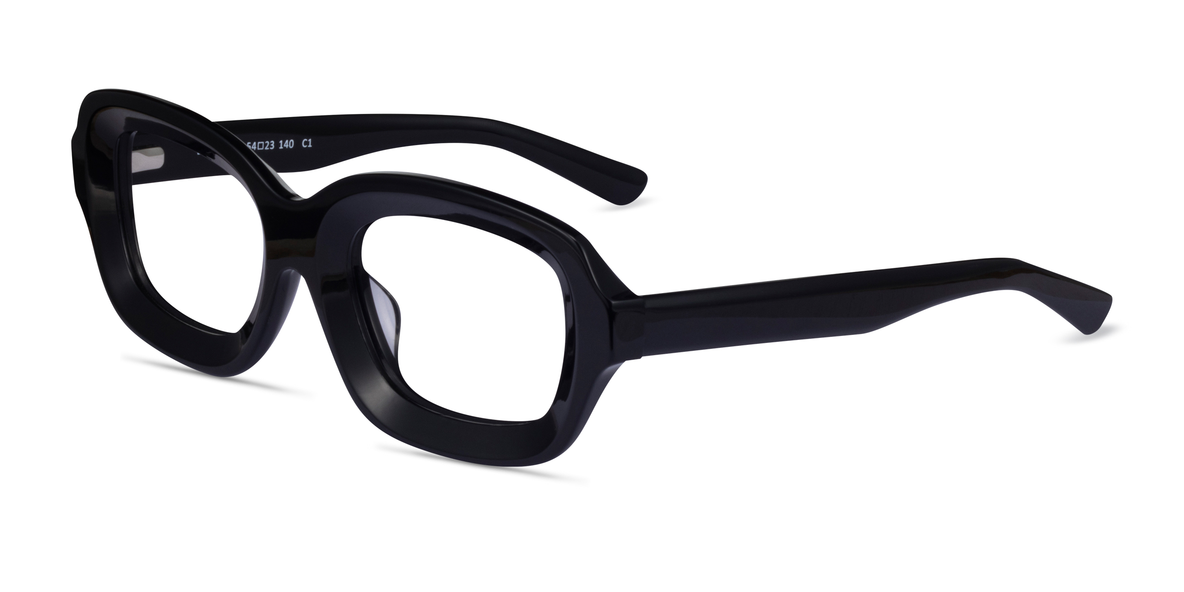 Borough Rectangle Black Full Rim Eyeglasses | Eyebuydirect