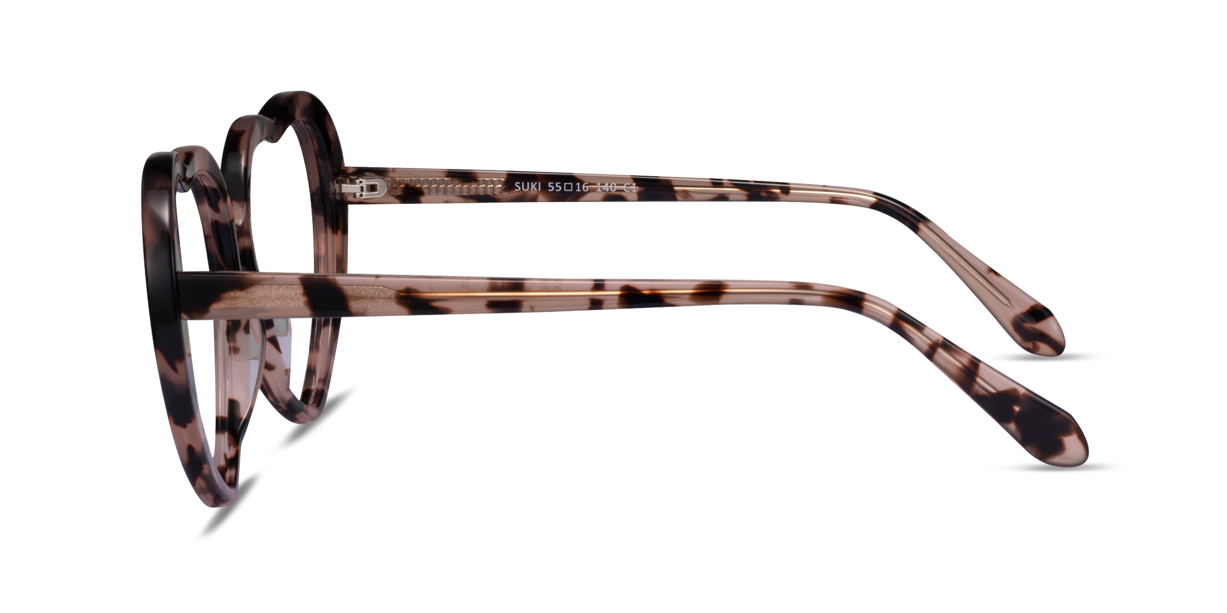 Suki Heart Pink Tortoise Glasses For Women Eyebuydirect