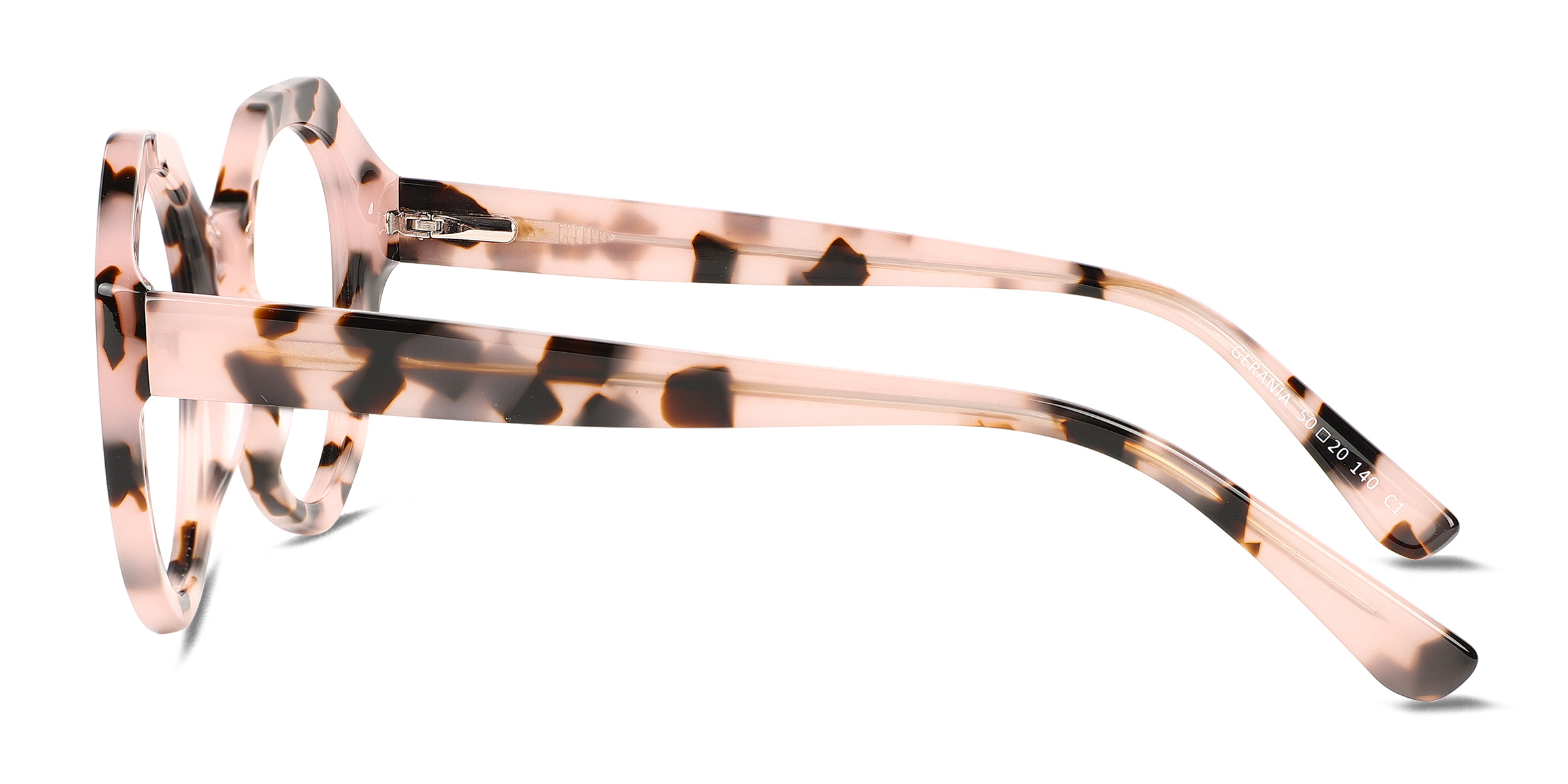 Gerania Geometric Ivory Tortoise Full Rim Eyeglasses | Eyebuydirect