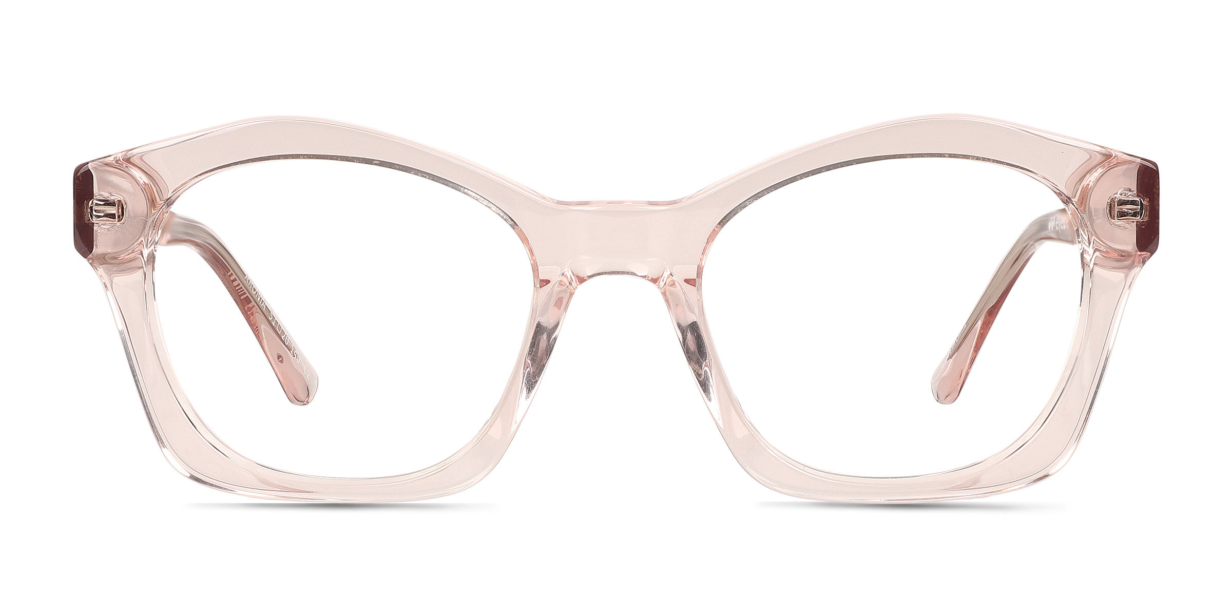 Aronia Cat Eye Crystal Light Pink Full Rim Eyeglasses | Eyebuydirect