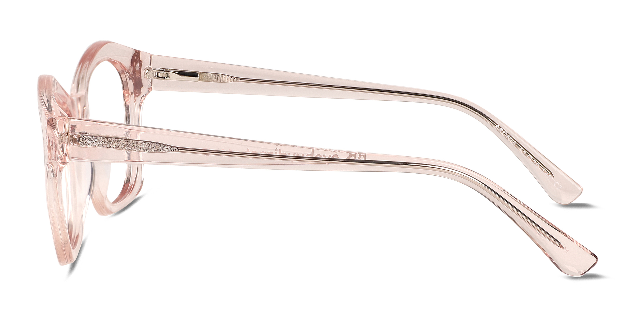 Aronia Cat Eye Crystal Light Pink Full Rim Eyeglasses | Eyebuydirect