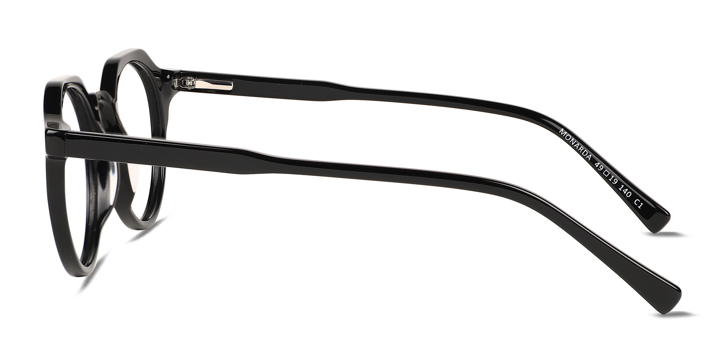Monarda Round Black Full Rim Eyeglasses | Eyebuydirect