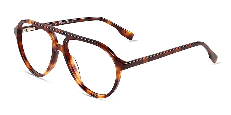 Verbena Aviator Tortoise Full Rim Eyeglasses Eyebuydirect Canada
