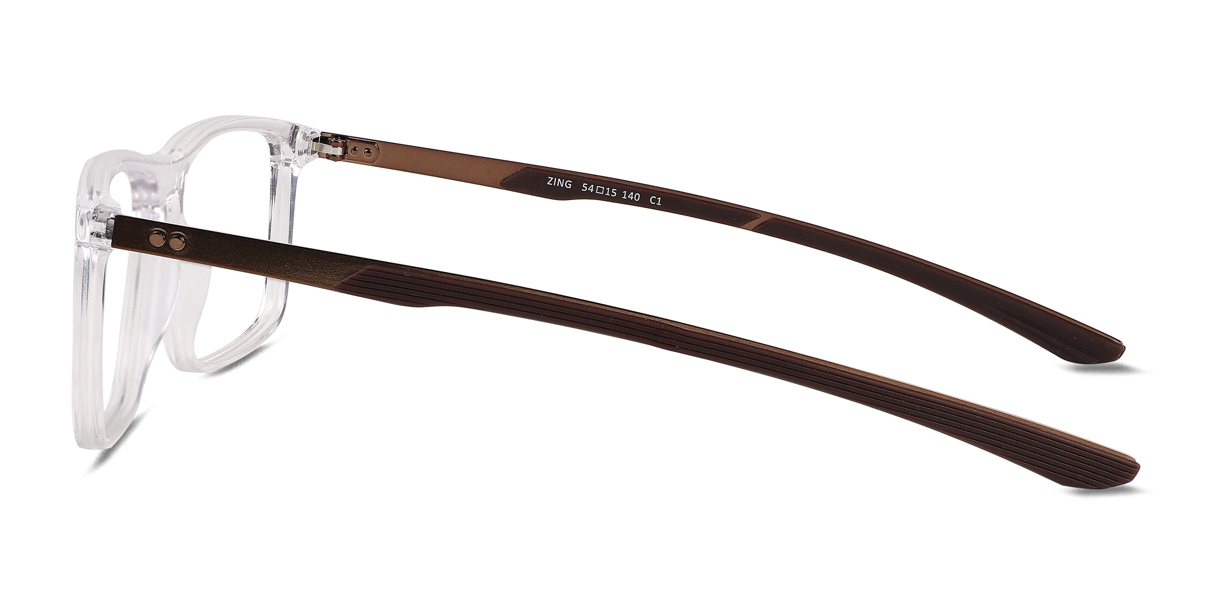 Zing Rectangle Crystal Full Rim Eyeglasses | Eyebuydirect